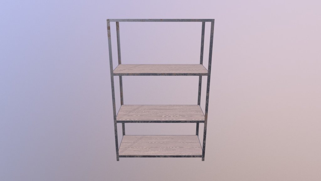 Industrial Shelf - 3D model by DCircuit [6400d19] - Sketchfab