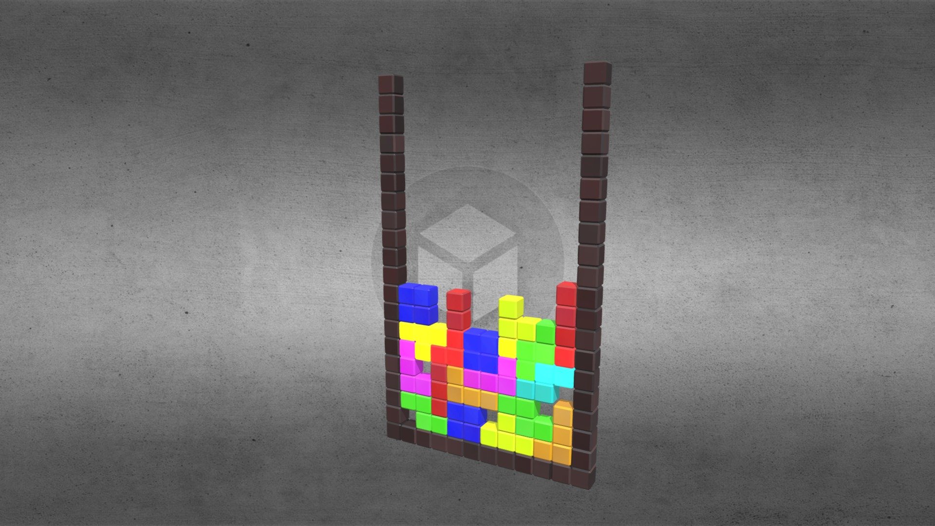 Tetris - Download Free 3D model by dimoni [6403cc4] - Sketchfab