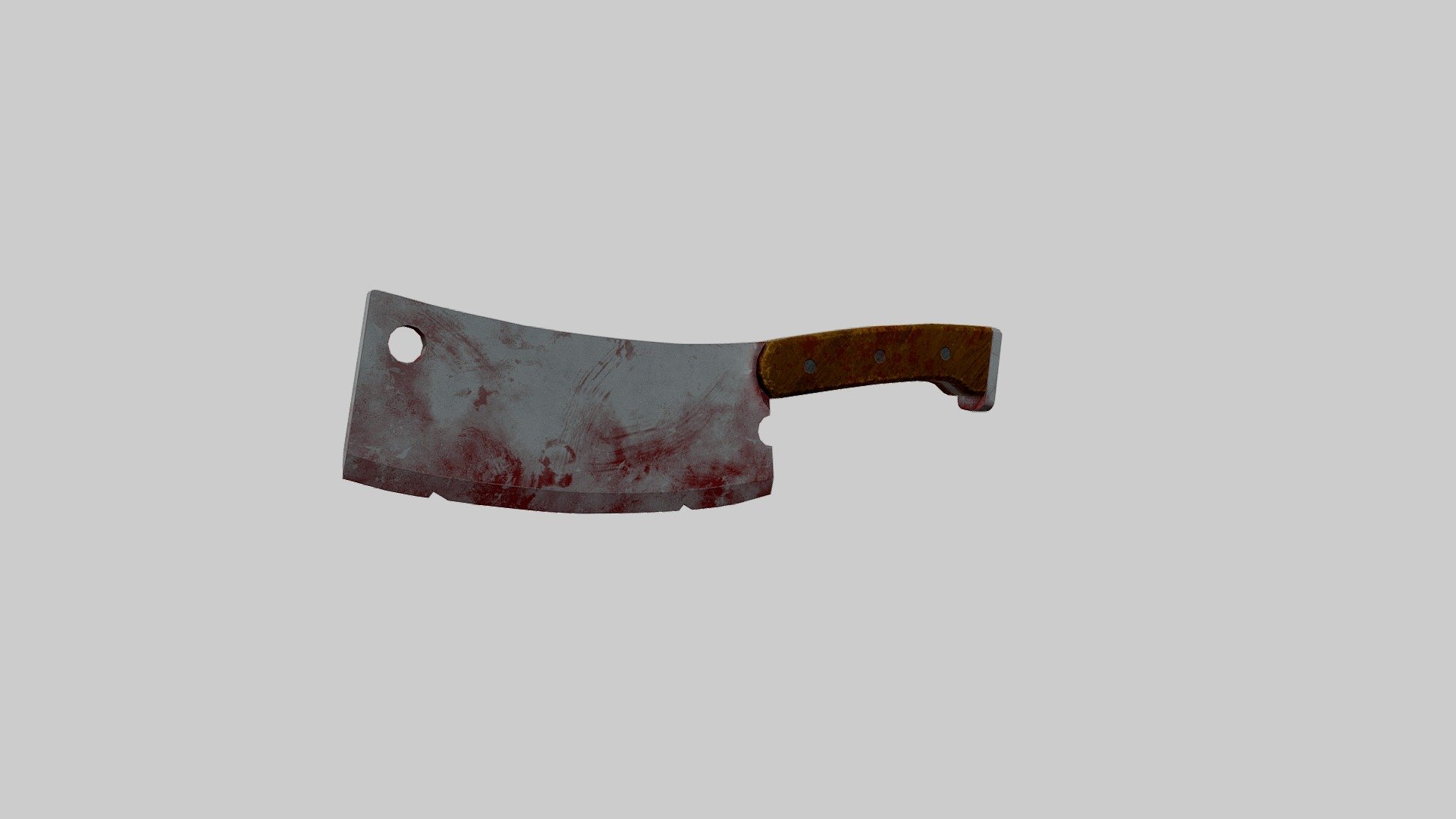 Butcher Knife - Download Free 3D model by davidtsoenyane [64055e4 ...