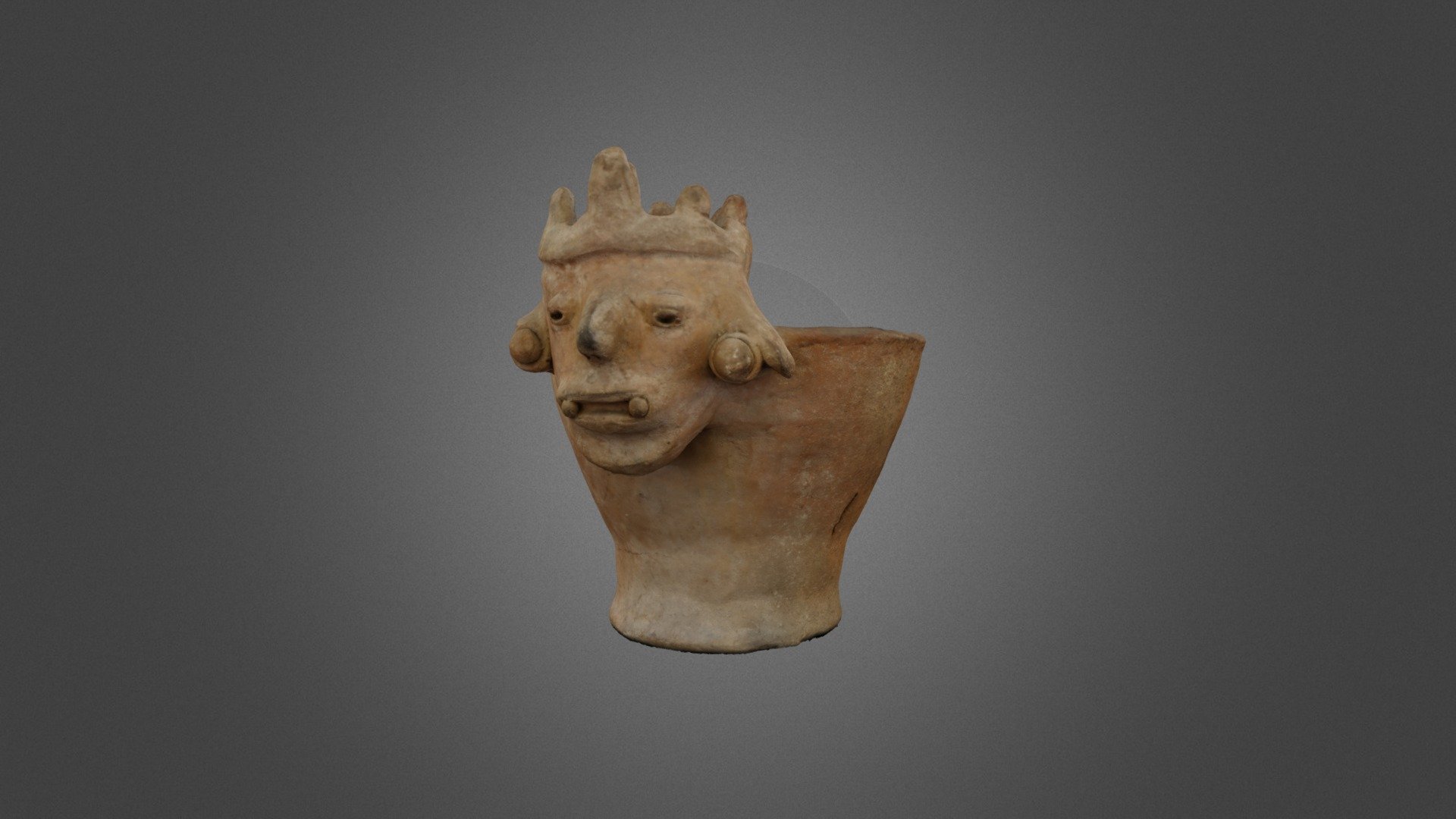 Mayan Incense Vessel with Male Deity - Download Free 3D model by Beth ...