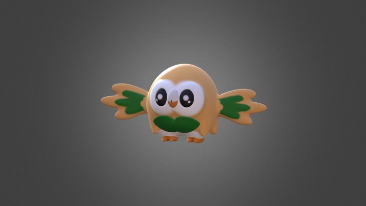 Rowlet 3D models - Sketchfab