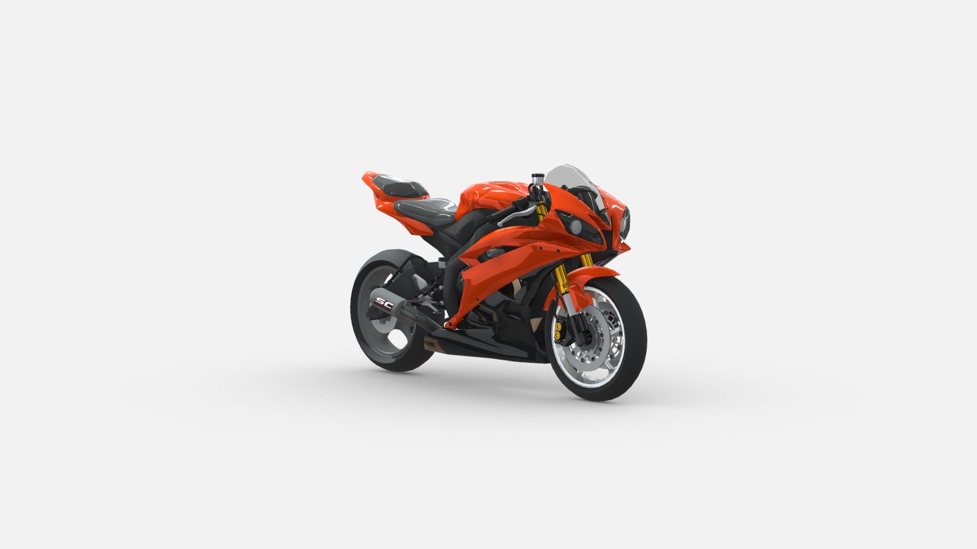 3d model Yamaha YZF-R6 - Buy Royalty Free 3D model by zizian [64083ed ...
