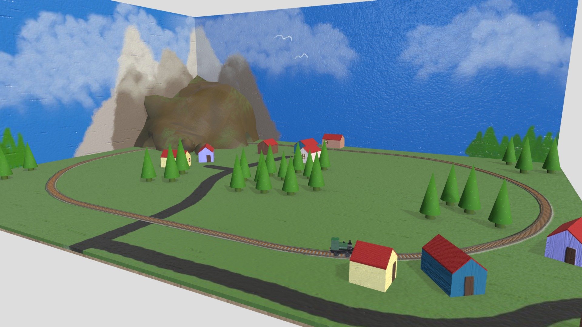 3December 7 - Train set - Download Free 3D model by Anette Rana ...
