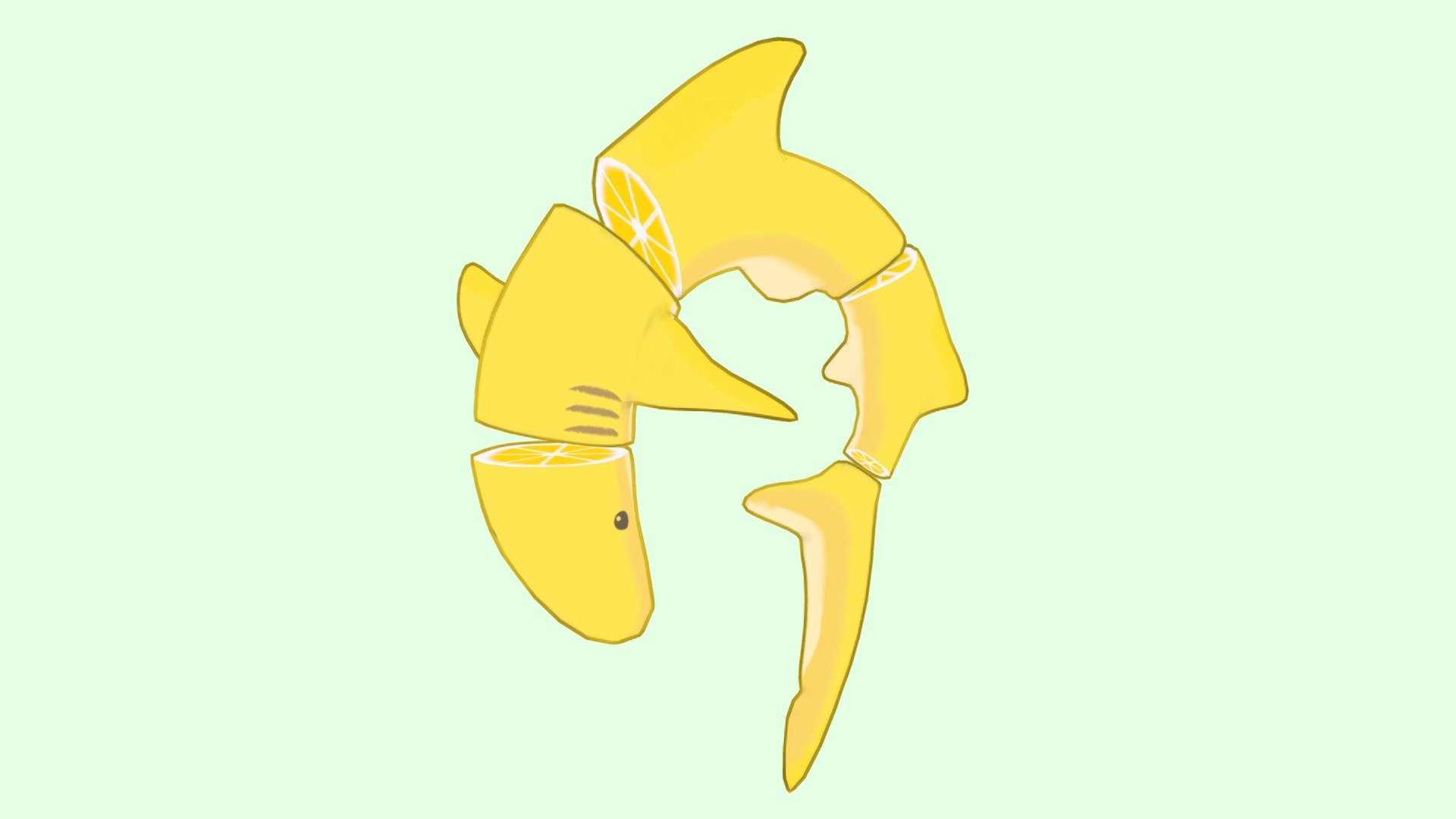Lemon Shark - Download Free 3D model by LiliumLetifer [64087fd] - Sketchfab