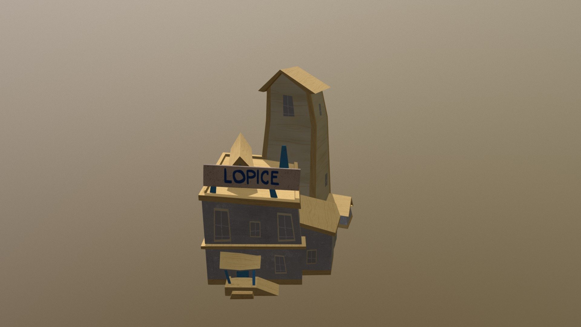 Hello Neighbor - Police Station - 3D model by sansaaa91 [640a5c8 ...