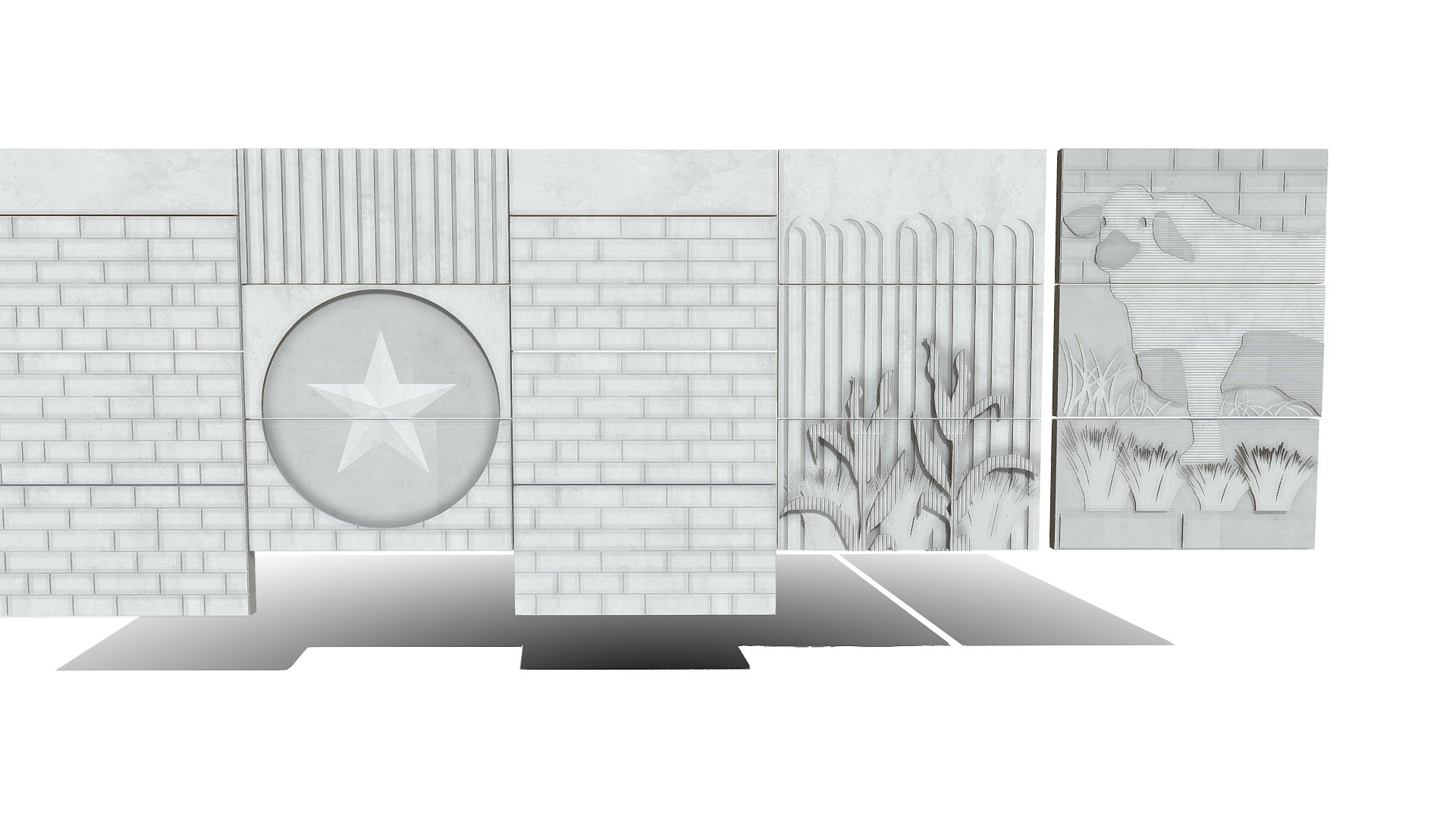 Wharton Panels - 3D model by InnovativeBrick [6410529] - Sketchfab