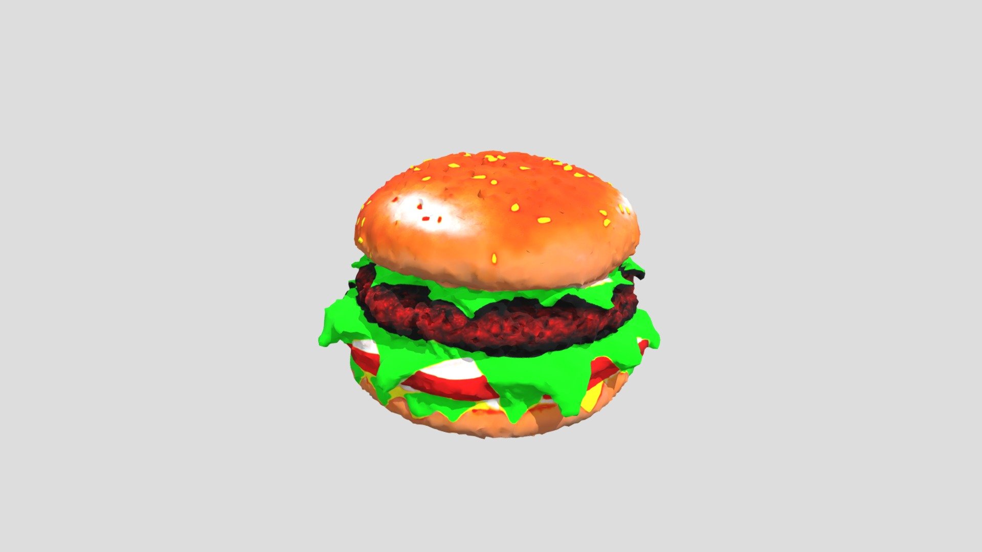 hamburger - Download Free 3D model by yihuihe [6410cdf] - Sketchfab