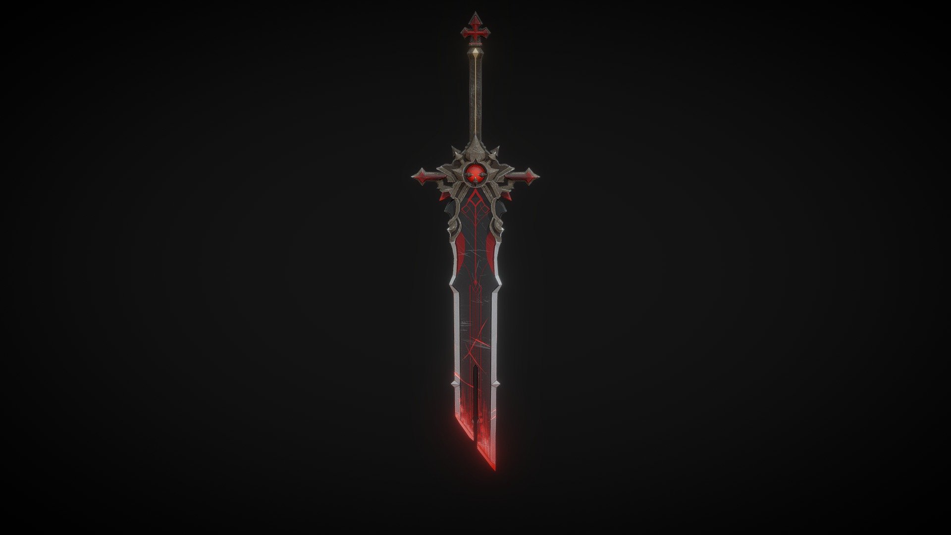 Genshin Impact Wolf's Gravestone RTX - 3D model by Kelvin Huang ...