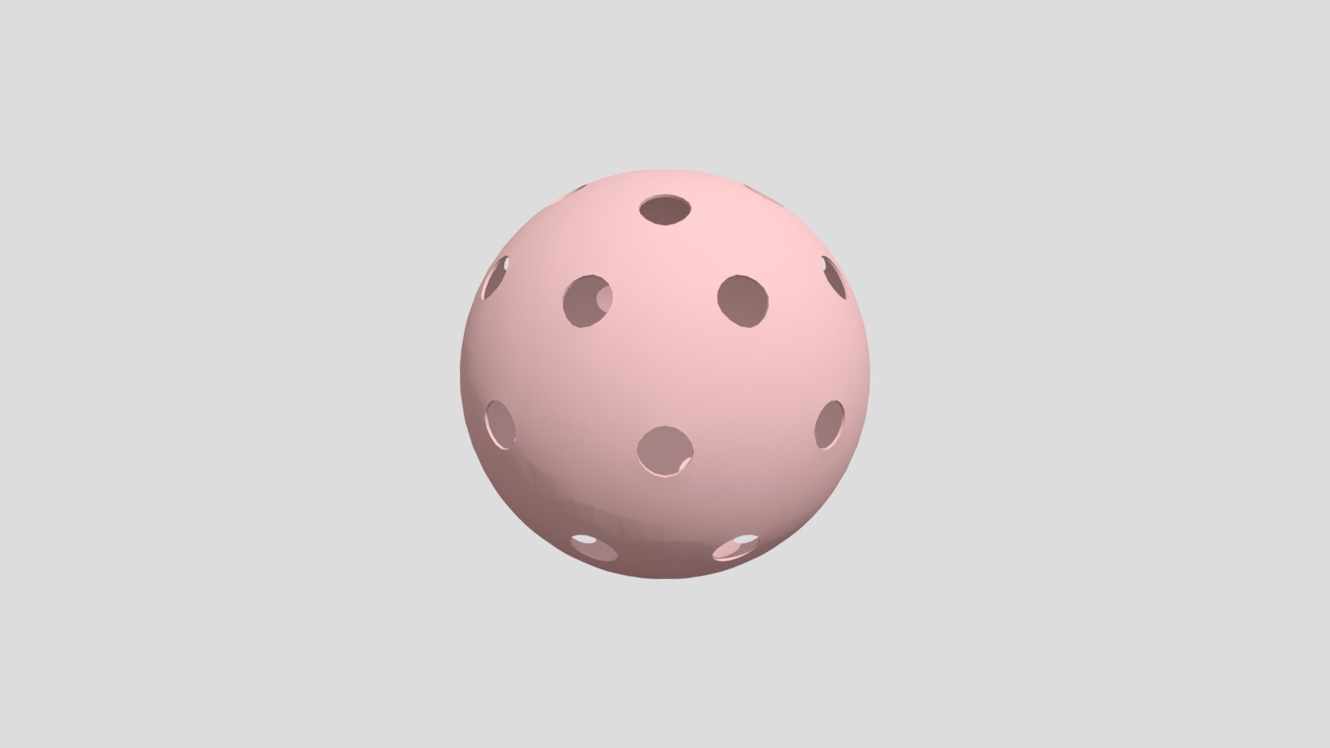 Pickleball red ball - 3D model by ale.guidara3d [6412b80] - Sketchfab