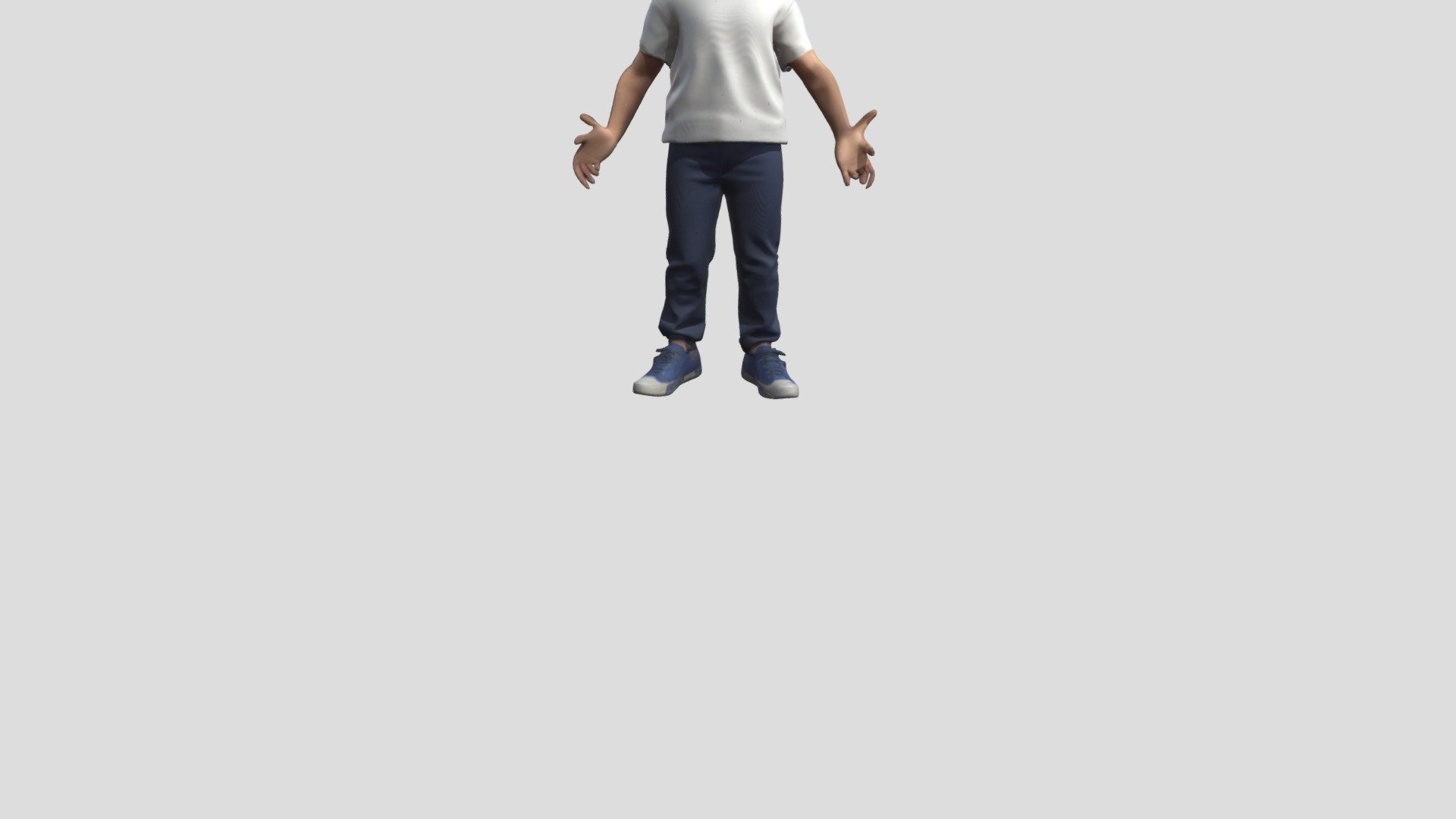 Small Boy 8 years old Happy Idle - Download Free 3D model by khairul ...
