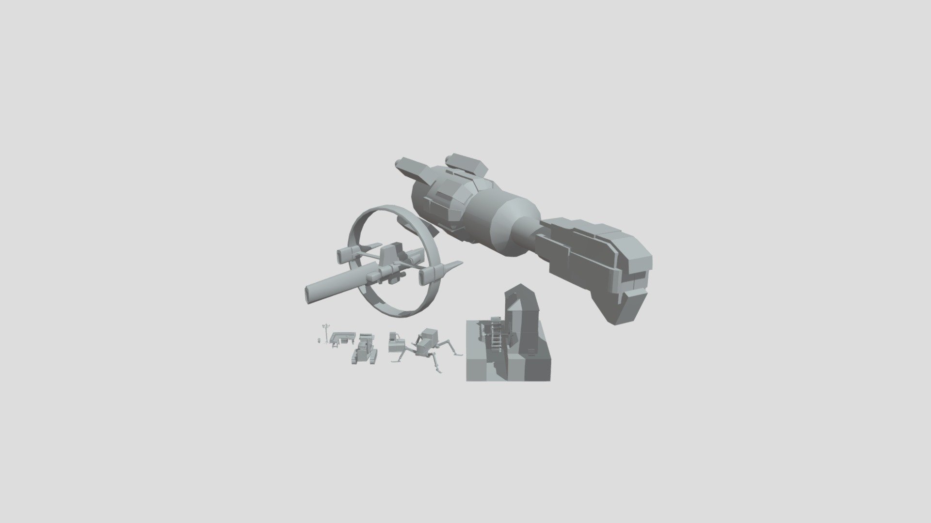 3rd work - 10 drafts - 3D model by UnicornAnton (@ivankomz10) [64179e8 ...