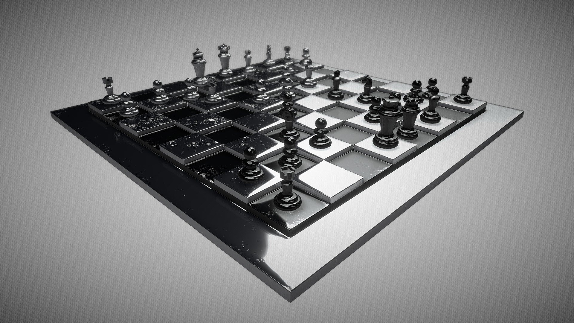 3D Chess Game - 3D model by mercurius3d [641b330] - Sketchfab