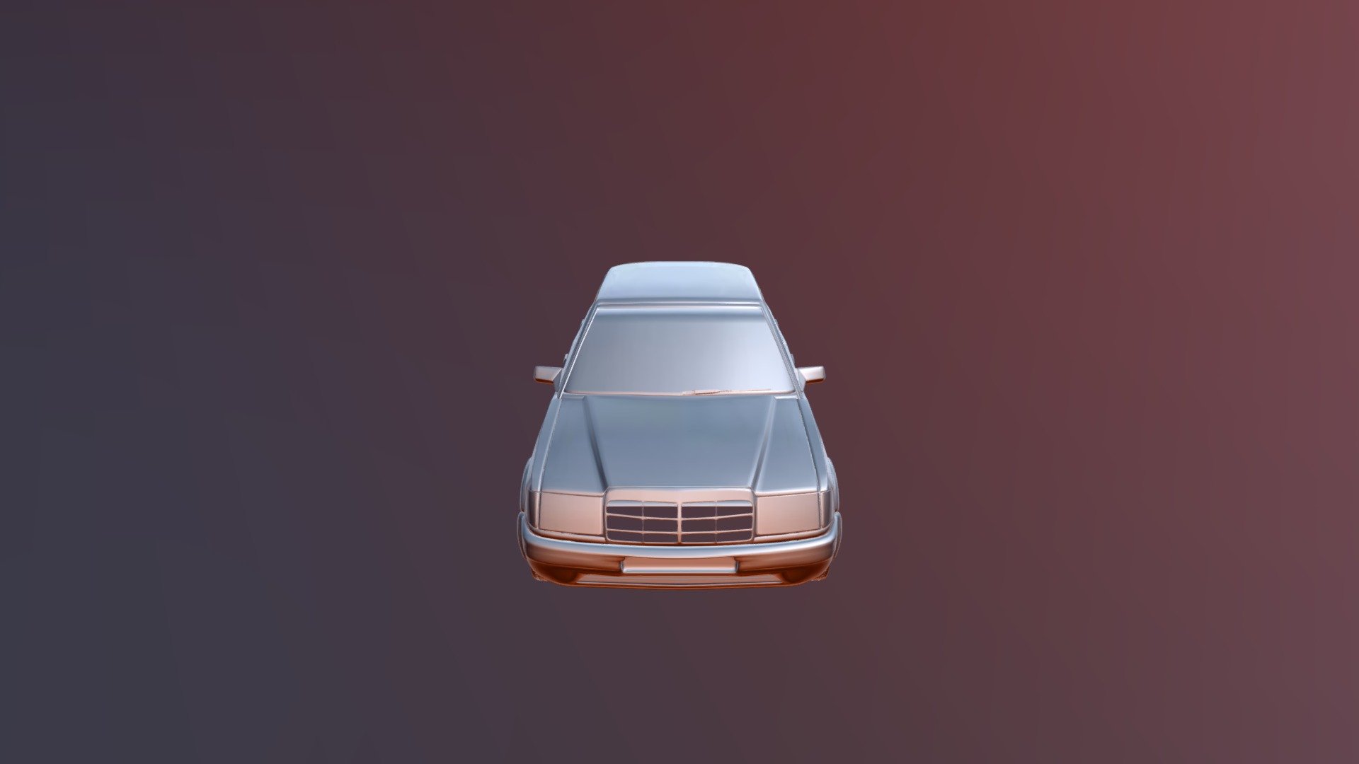 Mercedes Benz E190 blender - 3D model by Chamicall fire (@ClrModels ...