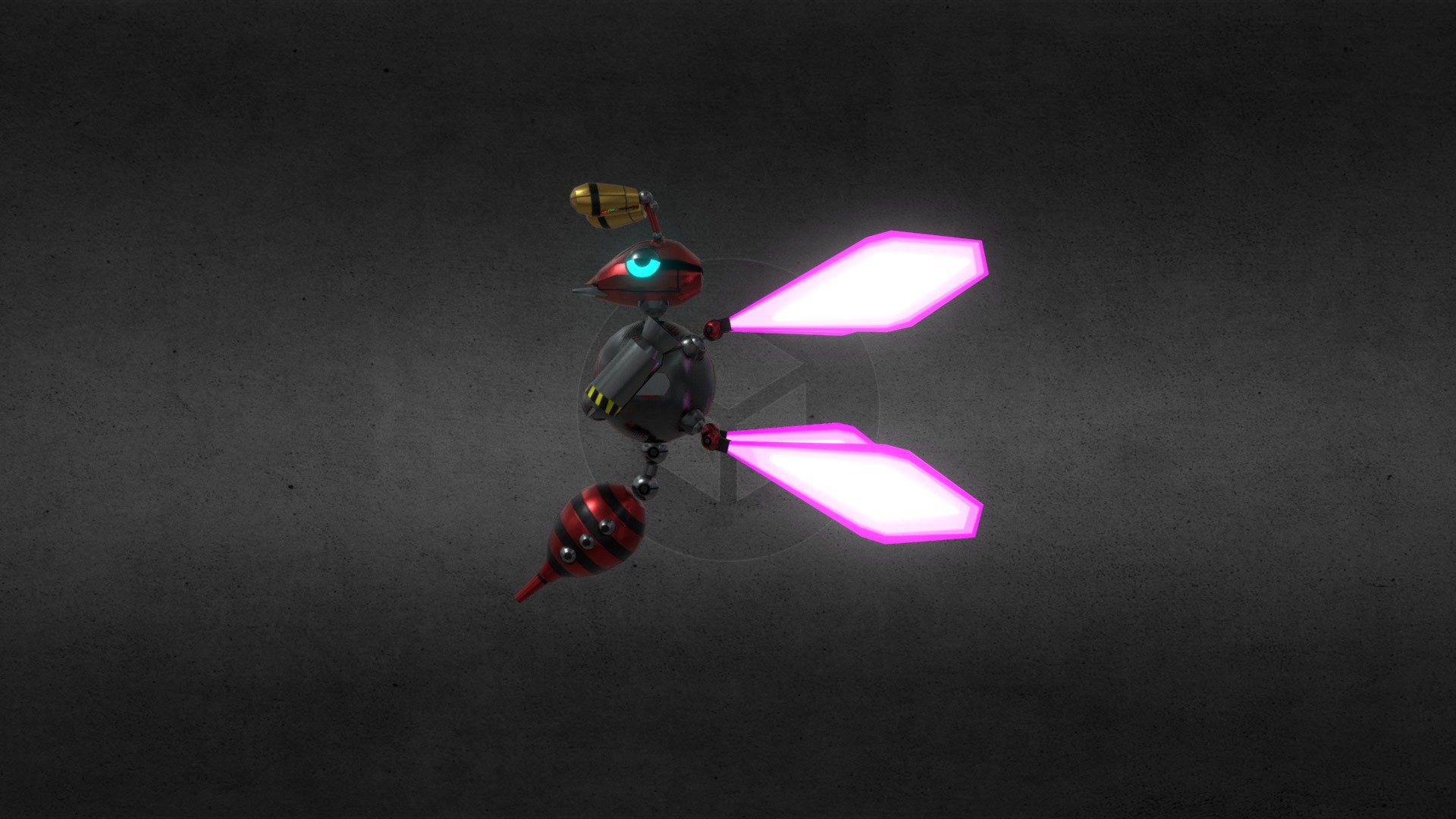 Eggman Buzz Bomber - 3D model by t.flores [641d77d] - Sketchfab