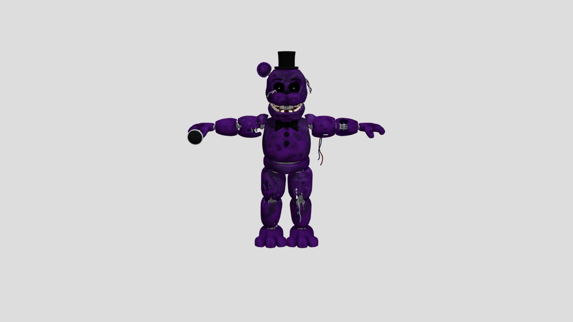 VR Withered Shadow Freddy FNAFSFM1 - Download Free 3D model by kamdezbroz [641d860] - Sketchfab