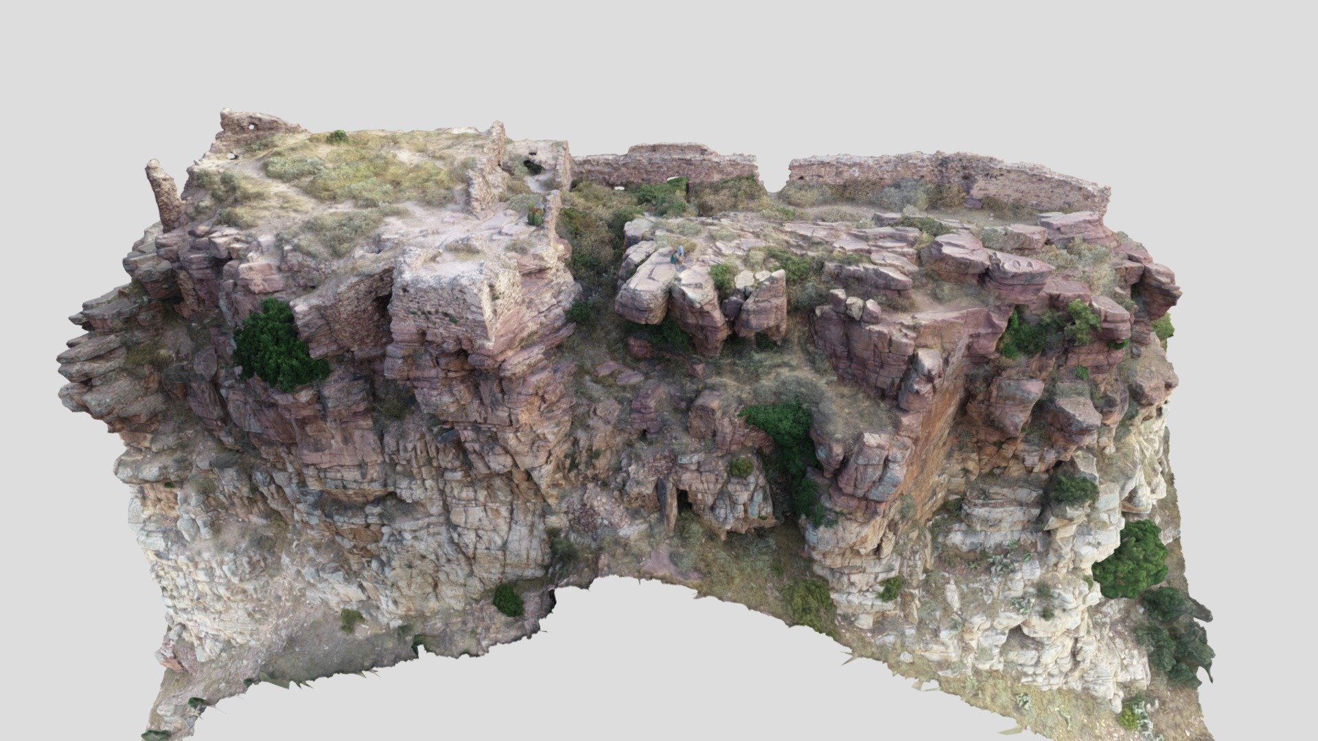 Model 3D Castell de Castro (3/3) Fortaleza - 3D model by topovall ...
