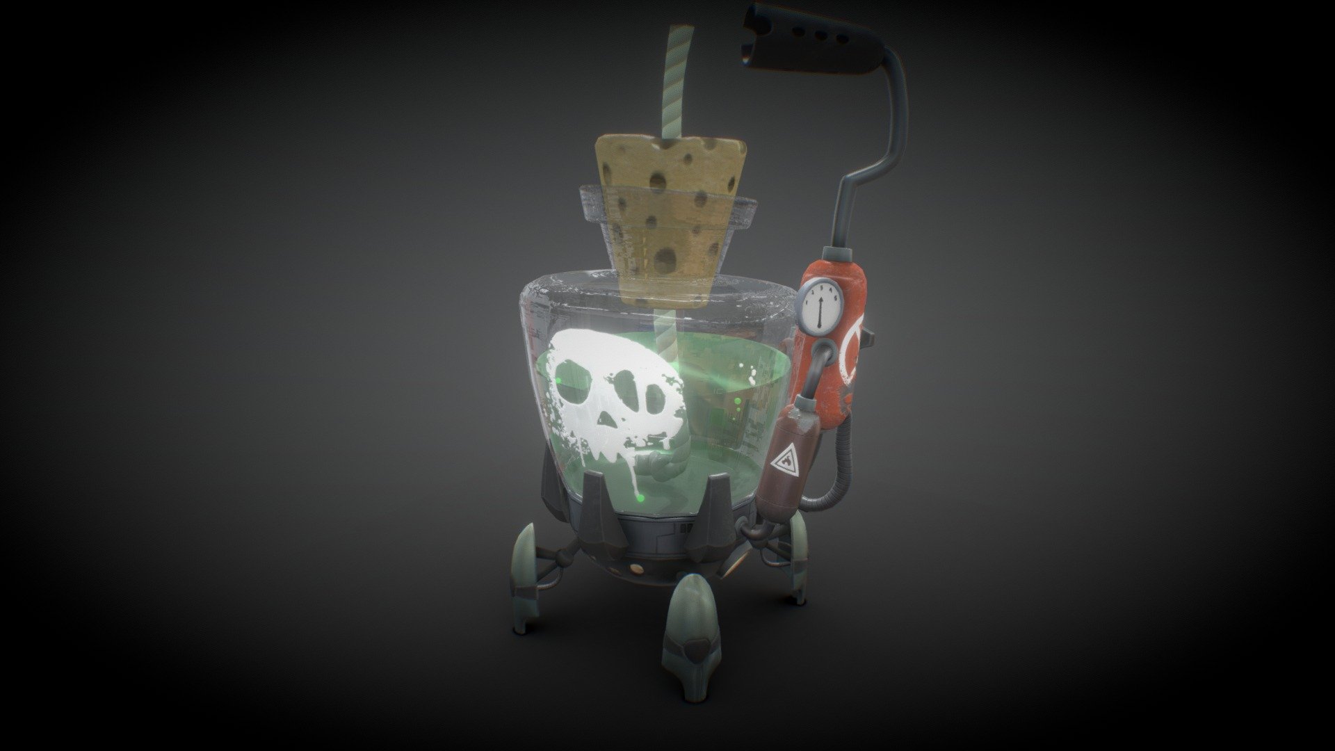 Alcohol Lamp - 3D model by cg_110294 [641f6ef] - Sketchfab