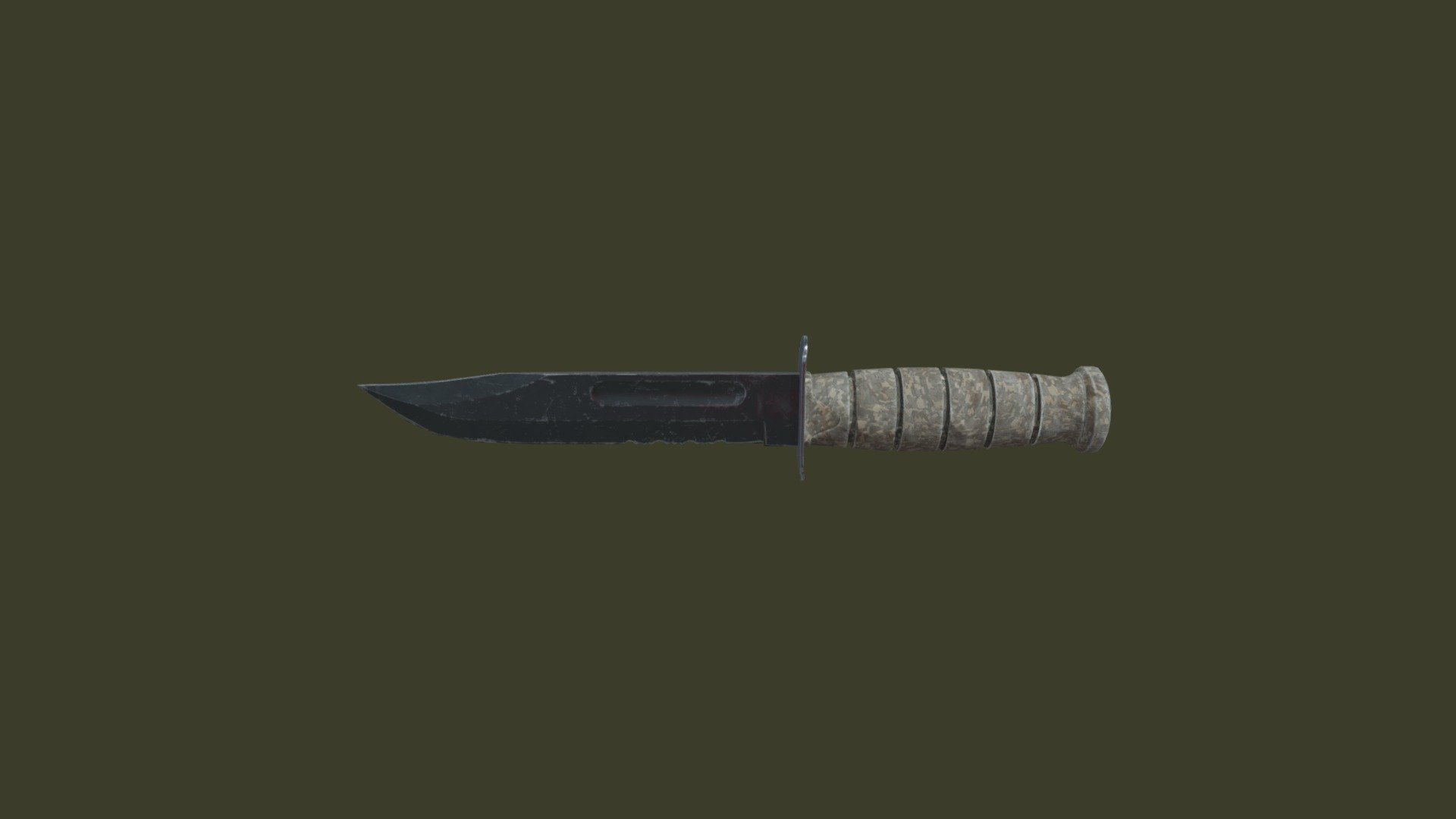 nóż - 3D model by HoLL0w [6420eeb] - Sketchfab