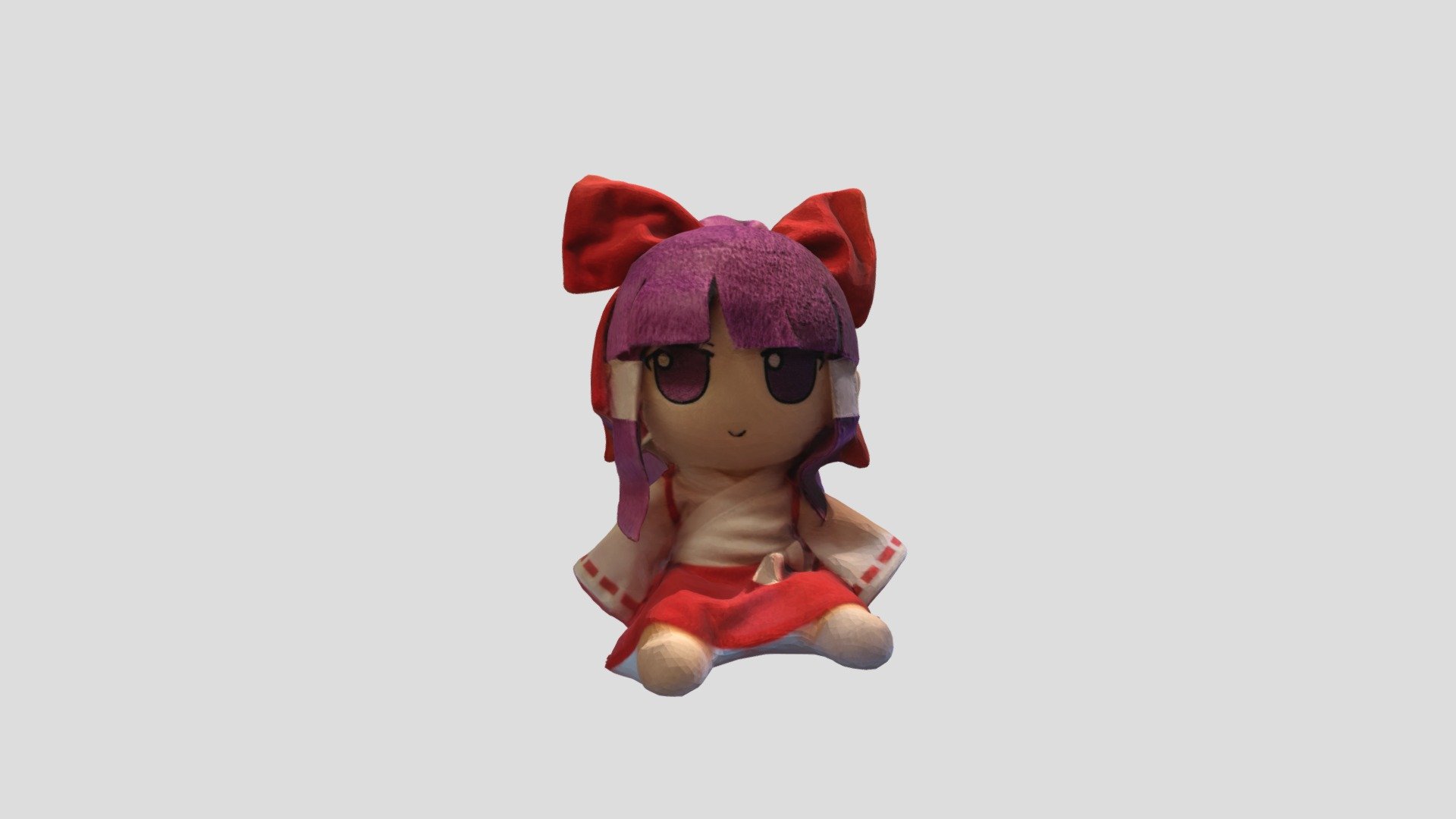 東方 Project - PC98 Reimu Hakurei Fumo (3D Scan) - Download Free 3D model by DAsh9986 [64217e0 ...