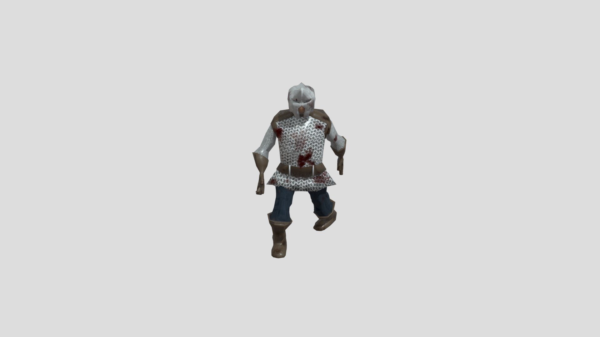 Low-Poly Cursed Dungeons:Iron Adventurer - 3D model by Aderito ...