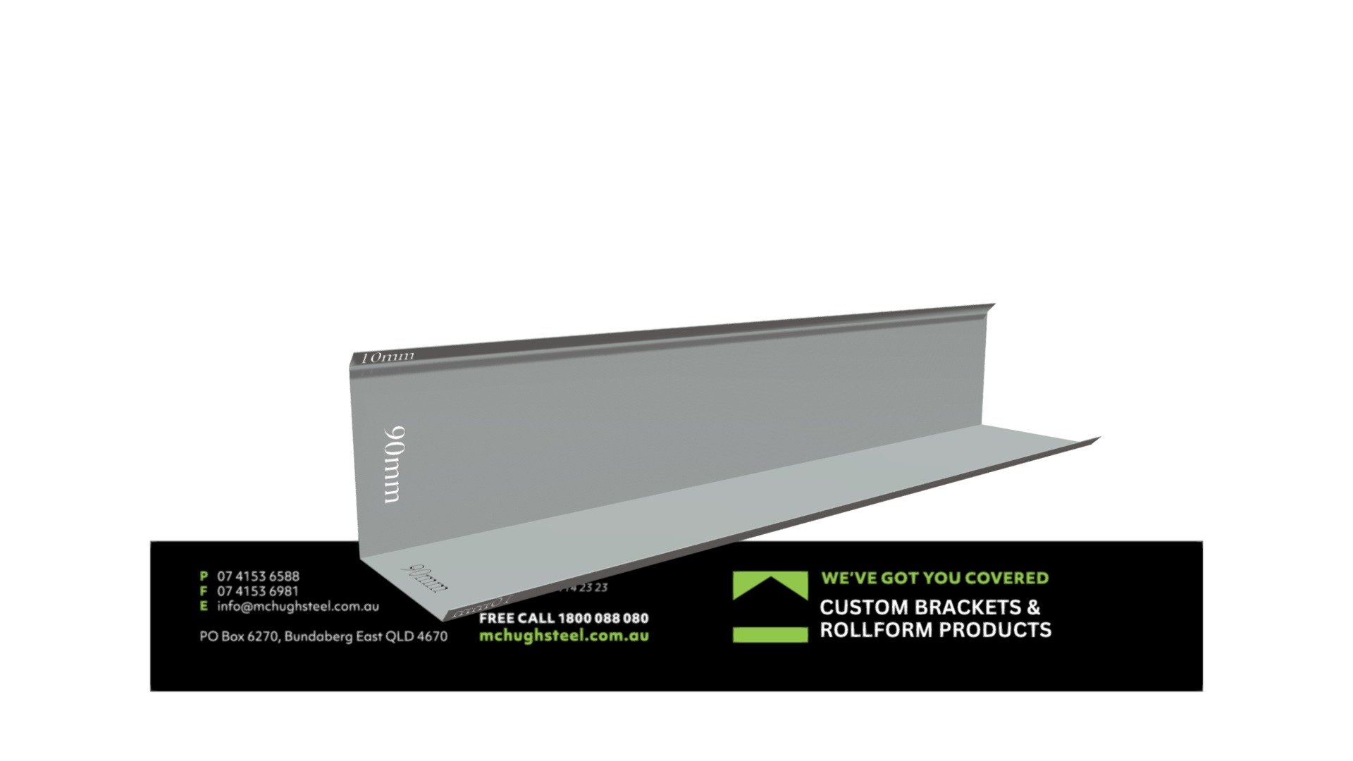 FLMS02ZA M-Deck Corner Flashing Zincalume - 3D model by mchughsteel ...