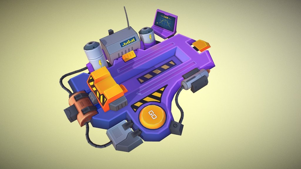 Car Launcher 04 - 3D model by GATS [6424ca1] - Sketchfab