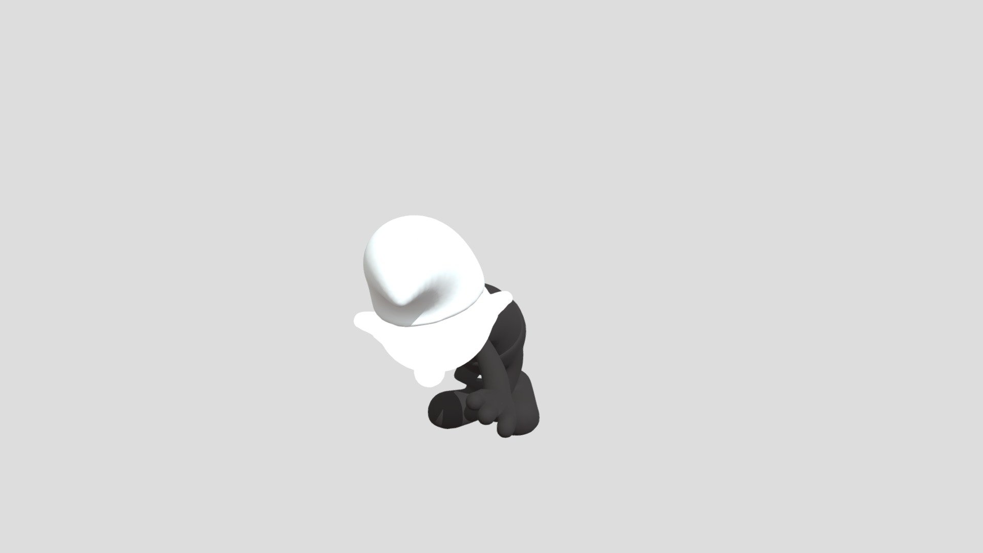 NINJA SMURF - 3D model by GeenenWout [64251a3] - Sketchfab