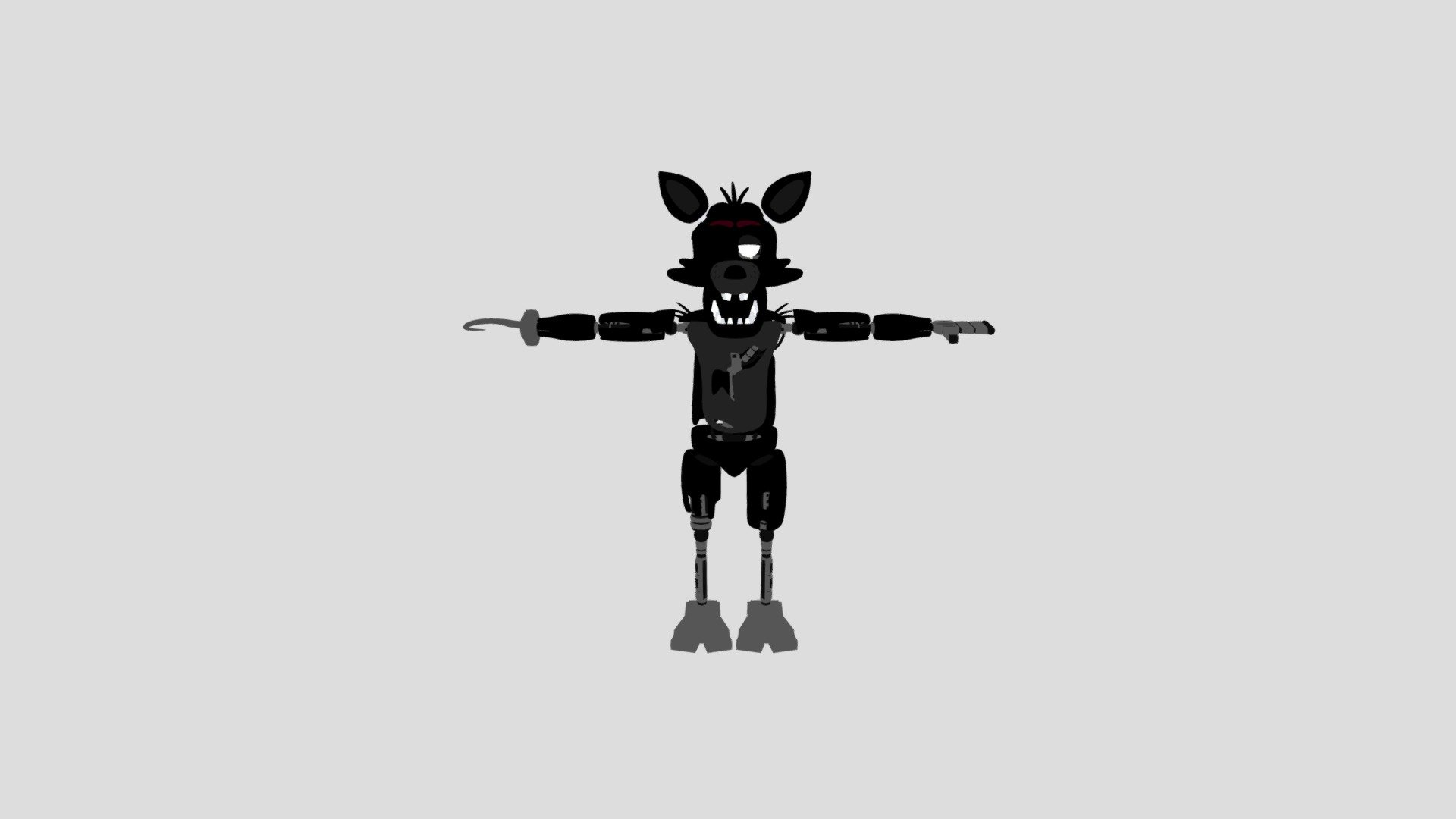 shadow foxy fnaf 1 - Download Free 3D model by sdfghtyjny [64257bb ...