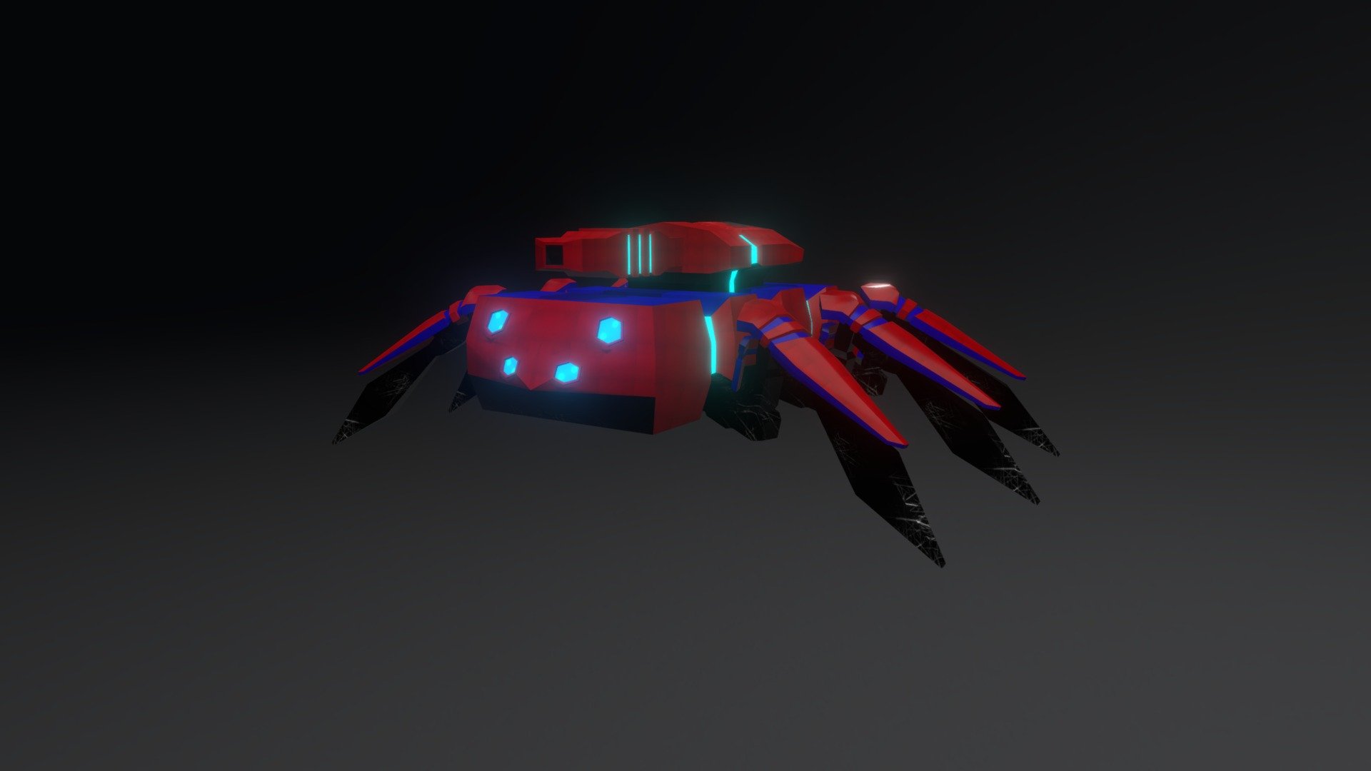Spider bot - 3D model by t.flores [6428930] - Sketchfab