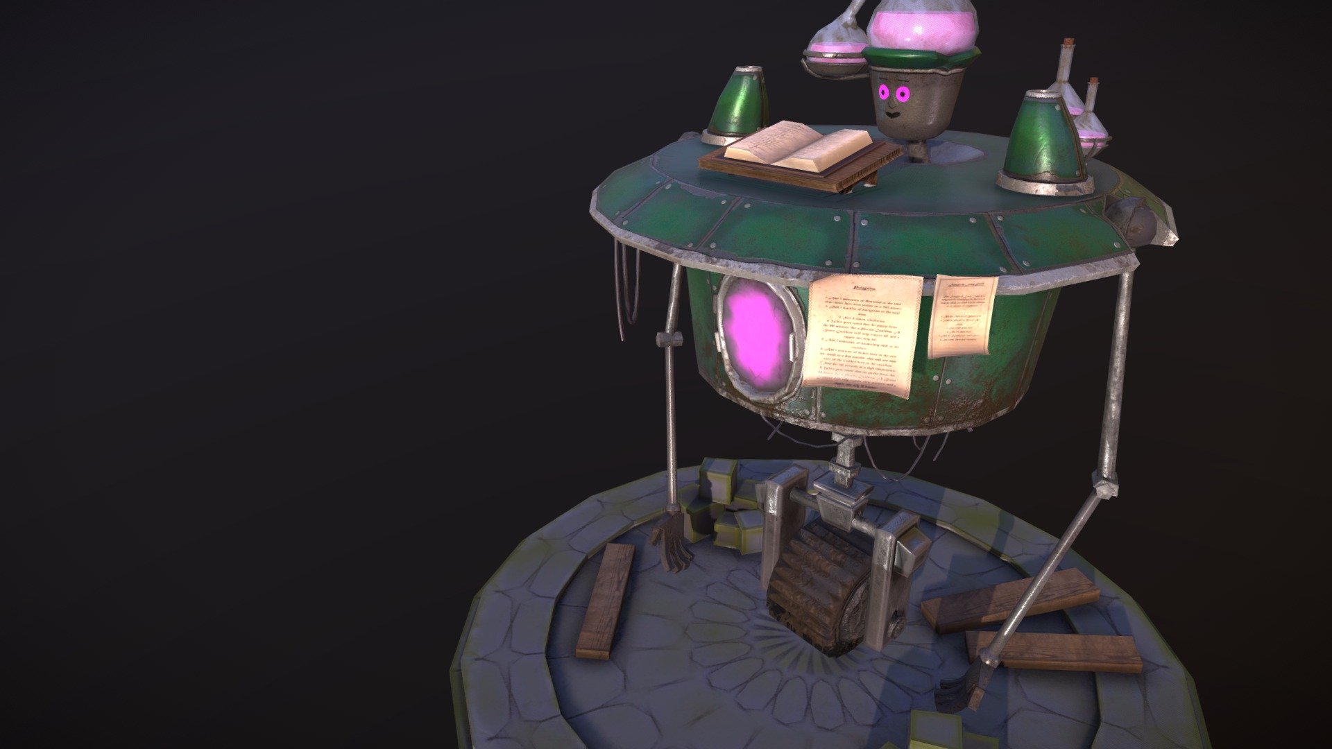 Alchemist Robot Idle - 3D model by evacamus.ywd (@evacamus) [6428ac6 ...