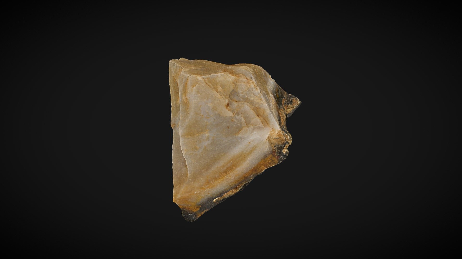 Bipolar core on pebble fragment (Medzhybizh 1) - 3D model by Naumenko ...
