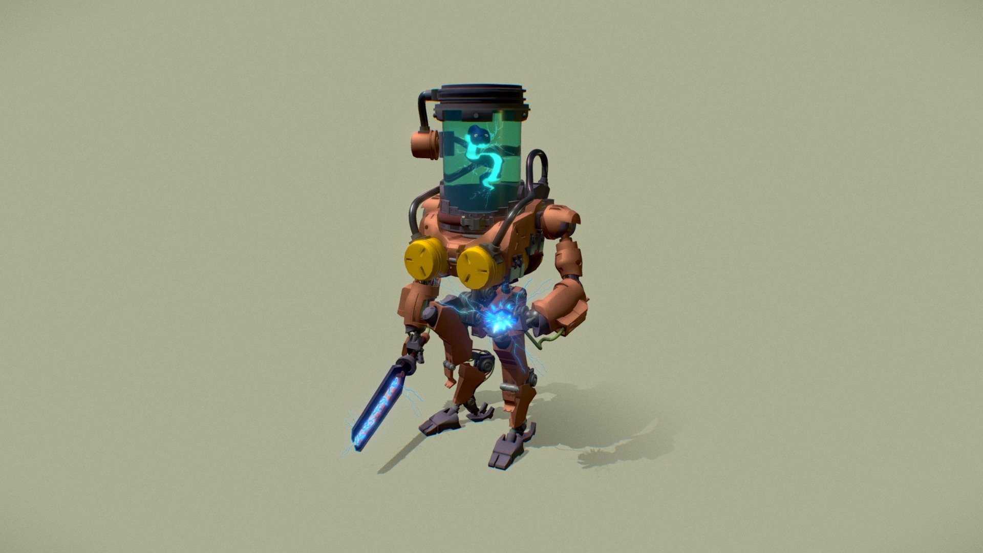 Eel Mecha - 3D model by Pearlleyko [642981a] - Sketchfab
