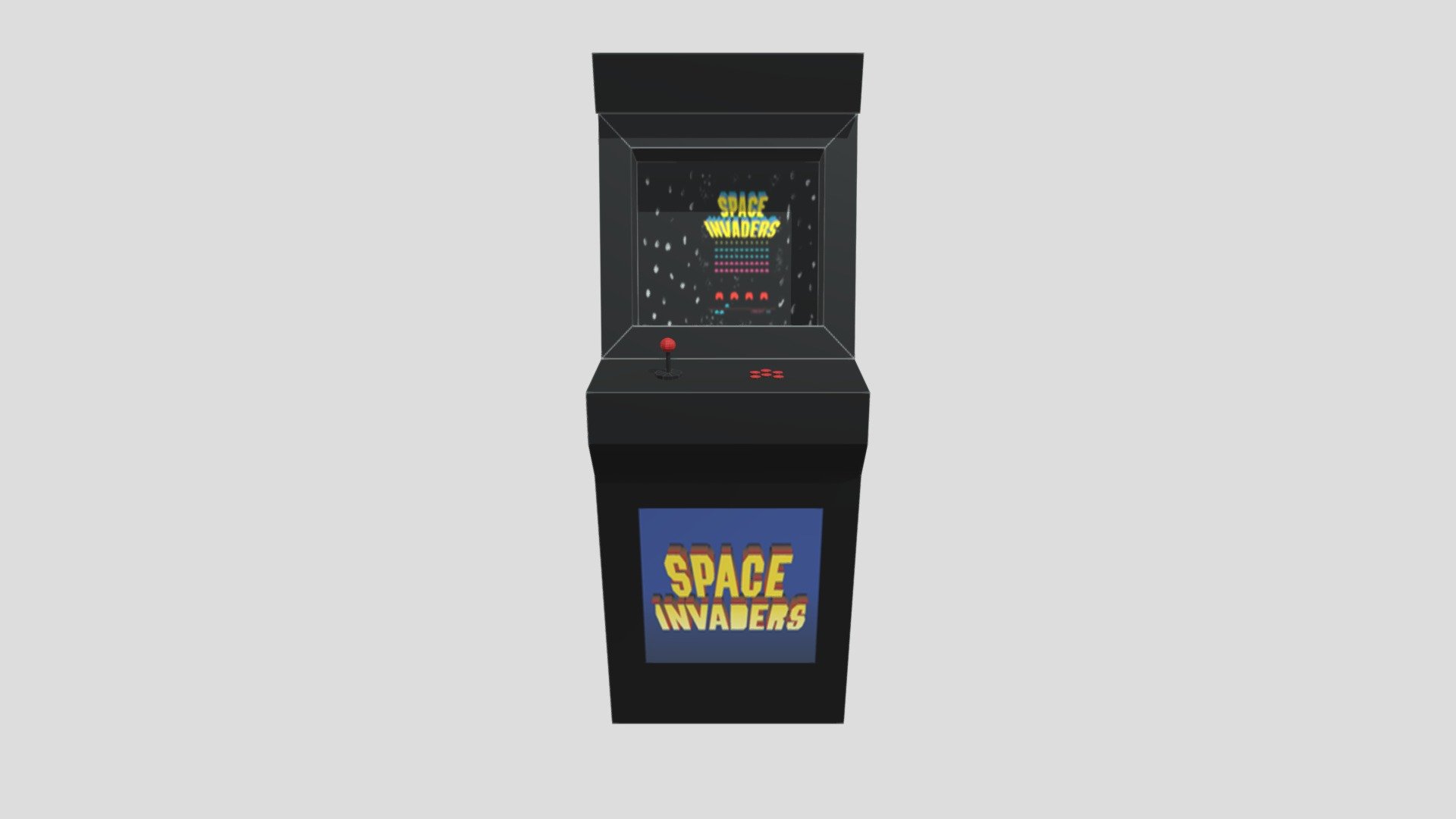 Arcade Machine - 3D model by Niekvanrenswoude [6429c18] - Sketchfab