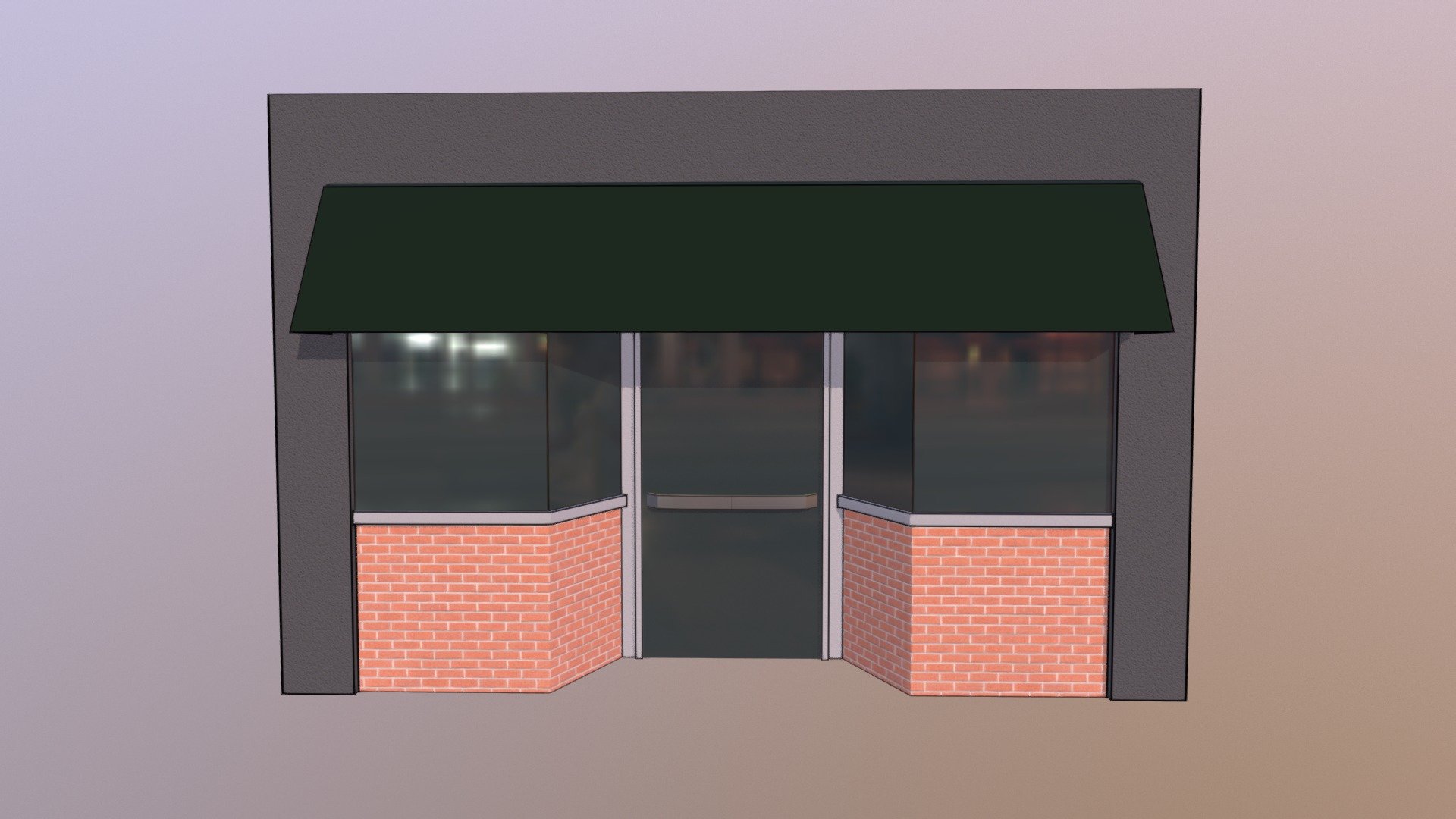 Generic store front - 3D model by Delwyn (@dappiah) [642a51c] - Sketchfab