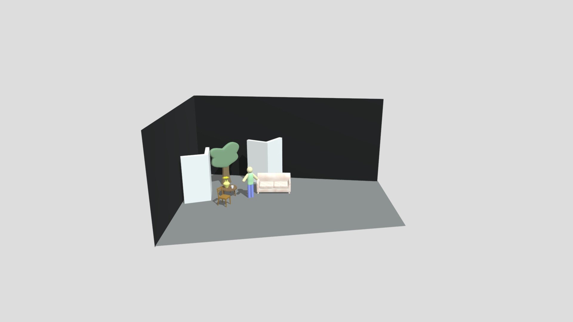 Diseño 3D de escenario - 3D model by SilvanaP [642a678] - Sketchfab
