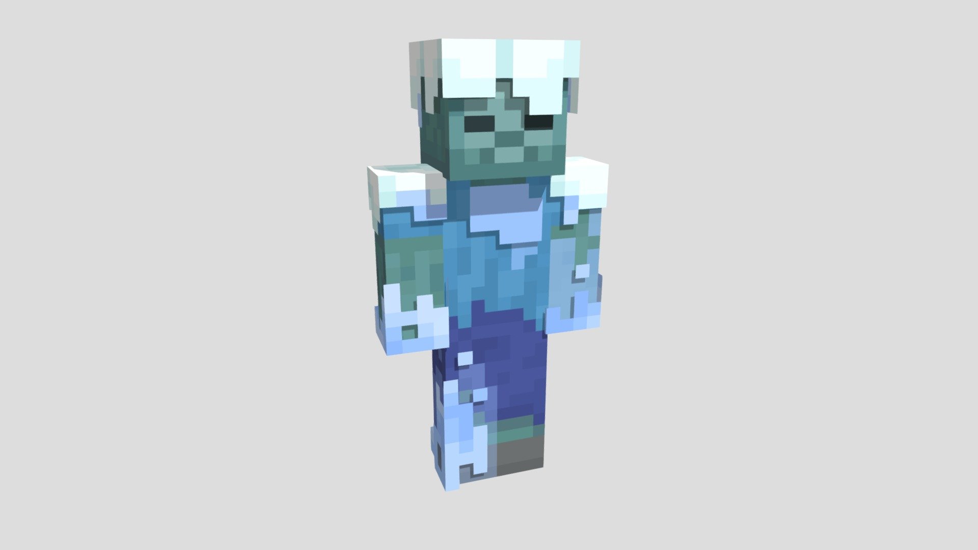 Ice Zombie - 3D model by sweetygamer [642aae2] - Sketchfab