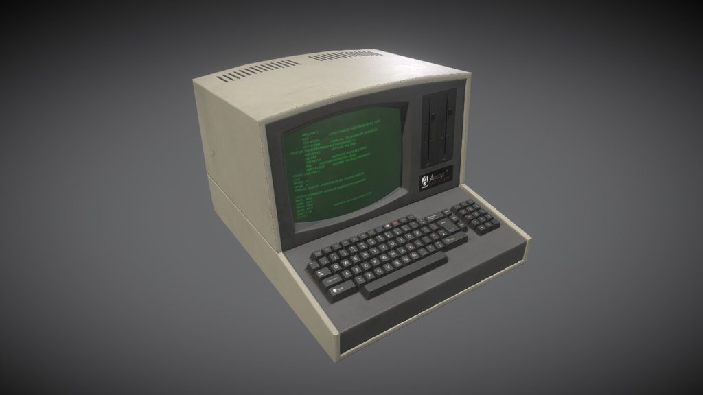 Vintage PC - 3D model by argent3d [642cccb] - Sketchfab