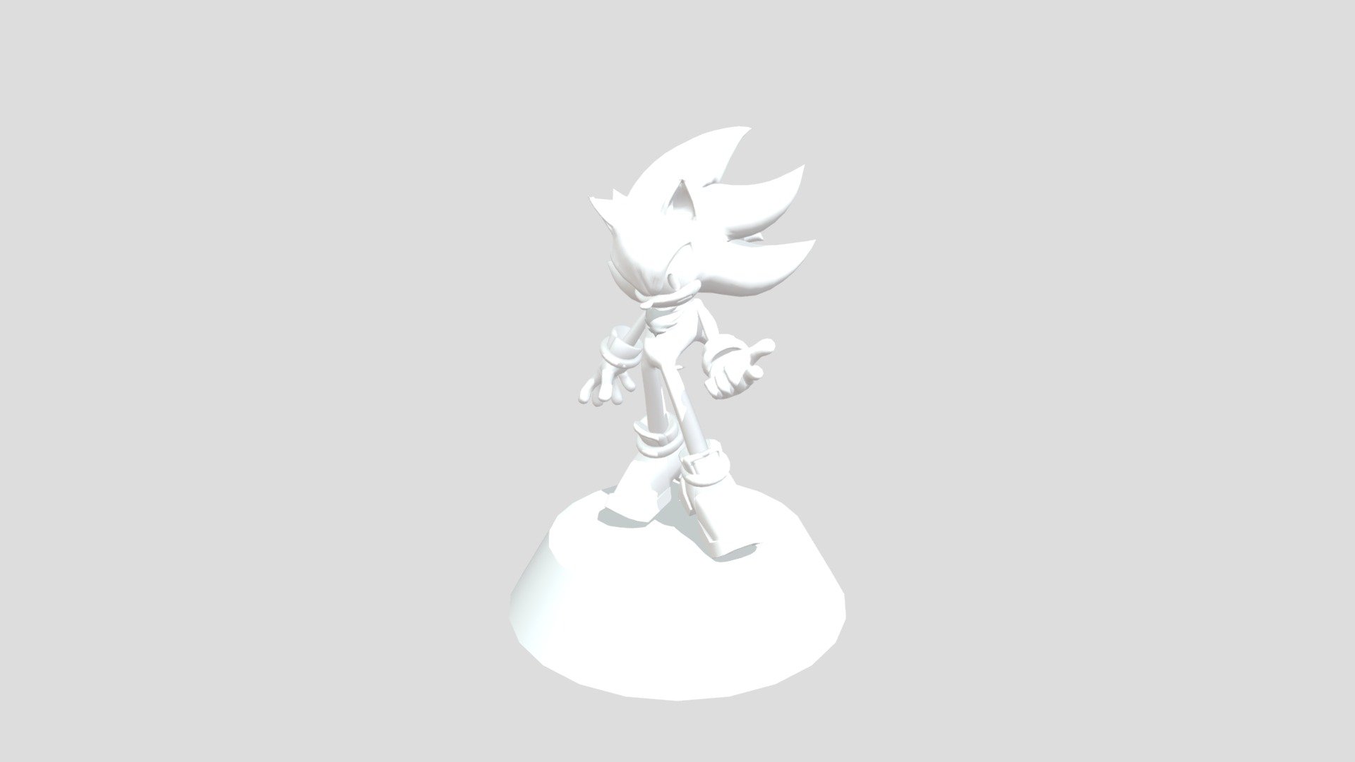 Sonic-generations-shadow-the-hedgehog-statue (1) - Download Free 3D ...