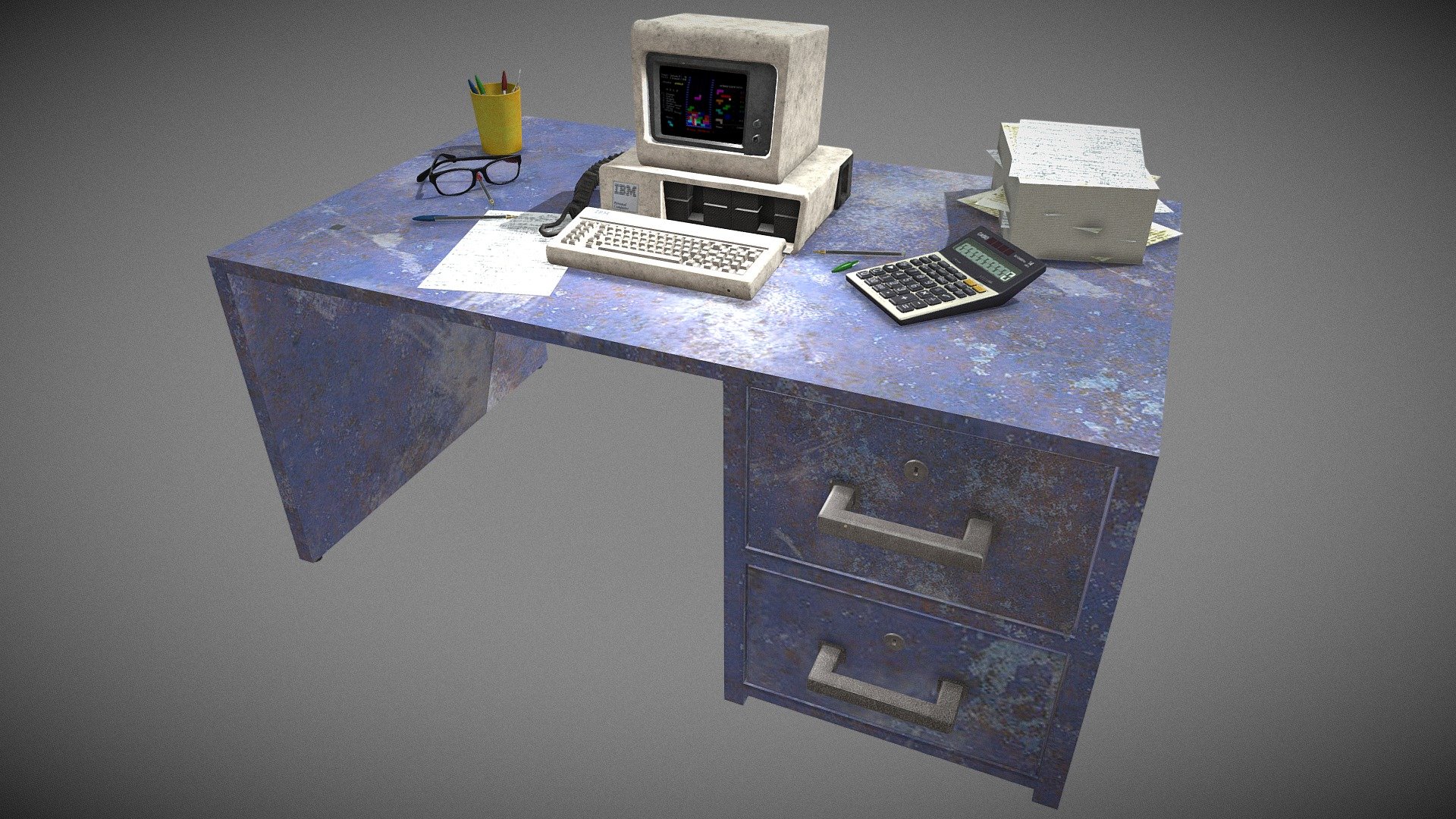 Business Table Collection - Download Free 3D model by Miguel Adão ...