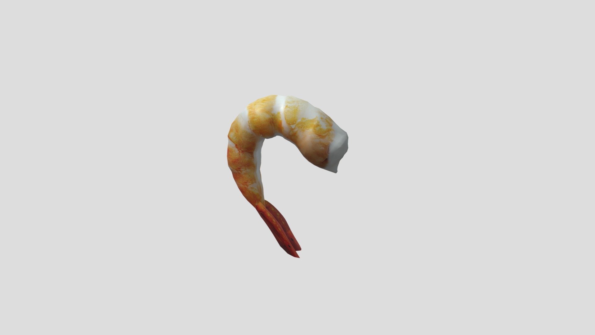 Cooked Shrimp Low poly - Download Free 3D model by cptoey [642f550 ...