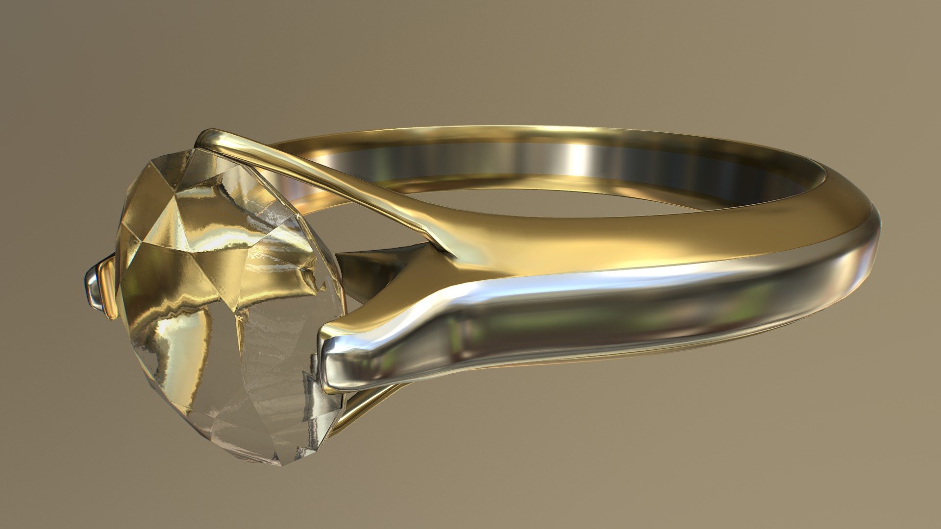 Diamond Ring - 3D model by quarinah [6431cc6] - Sketchfab