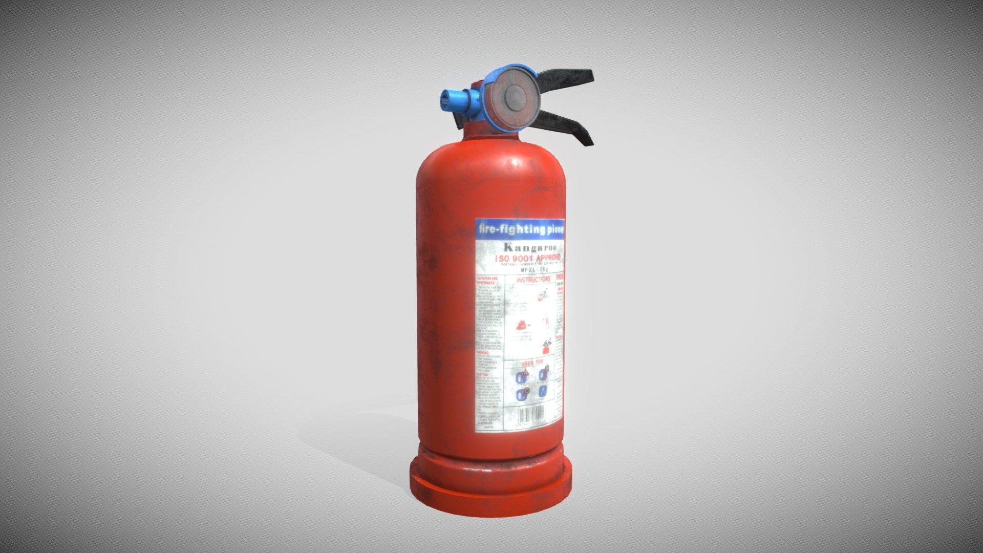 Fire Extinguisher - Download Free 3D model by CG Asura (@CG.Asura ...