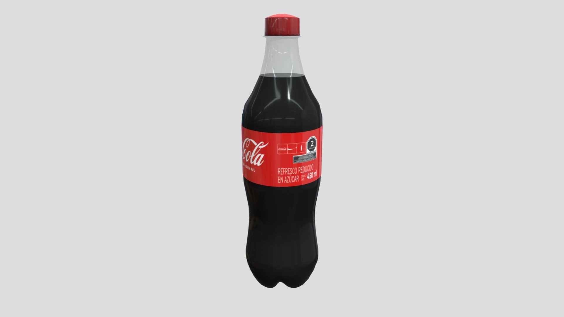 Coca 450ml - 3D model by samuel_ueslei [6433c9d] - Sketchfab