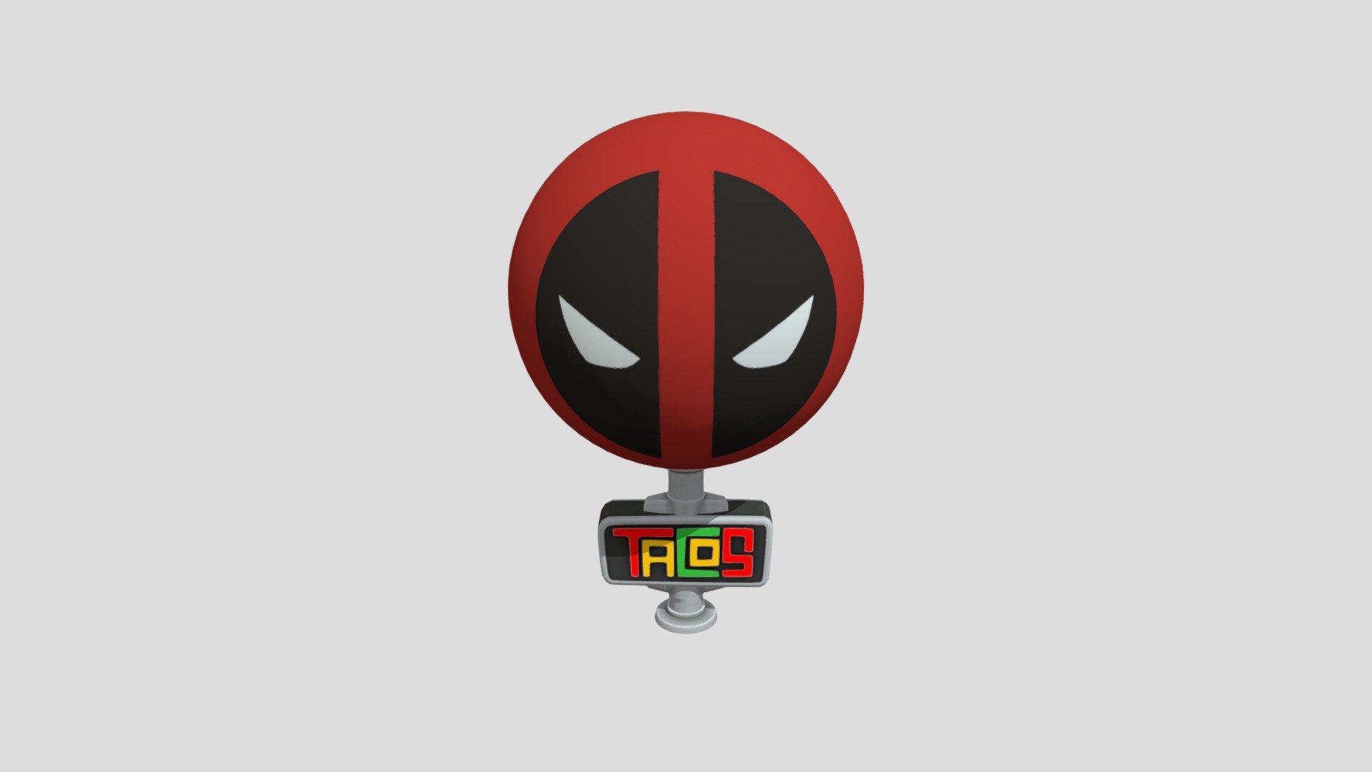 Deadpool Yacht Sign - Download Free 3D model by Cradle of the Cube ...