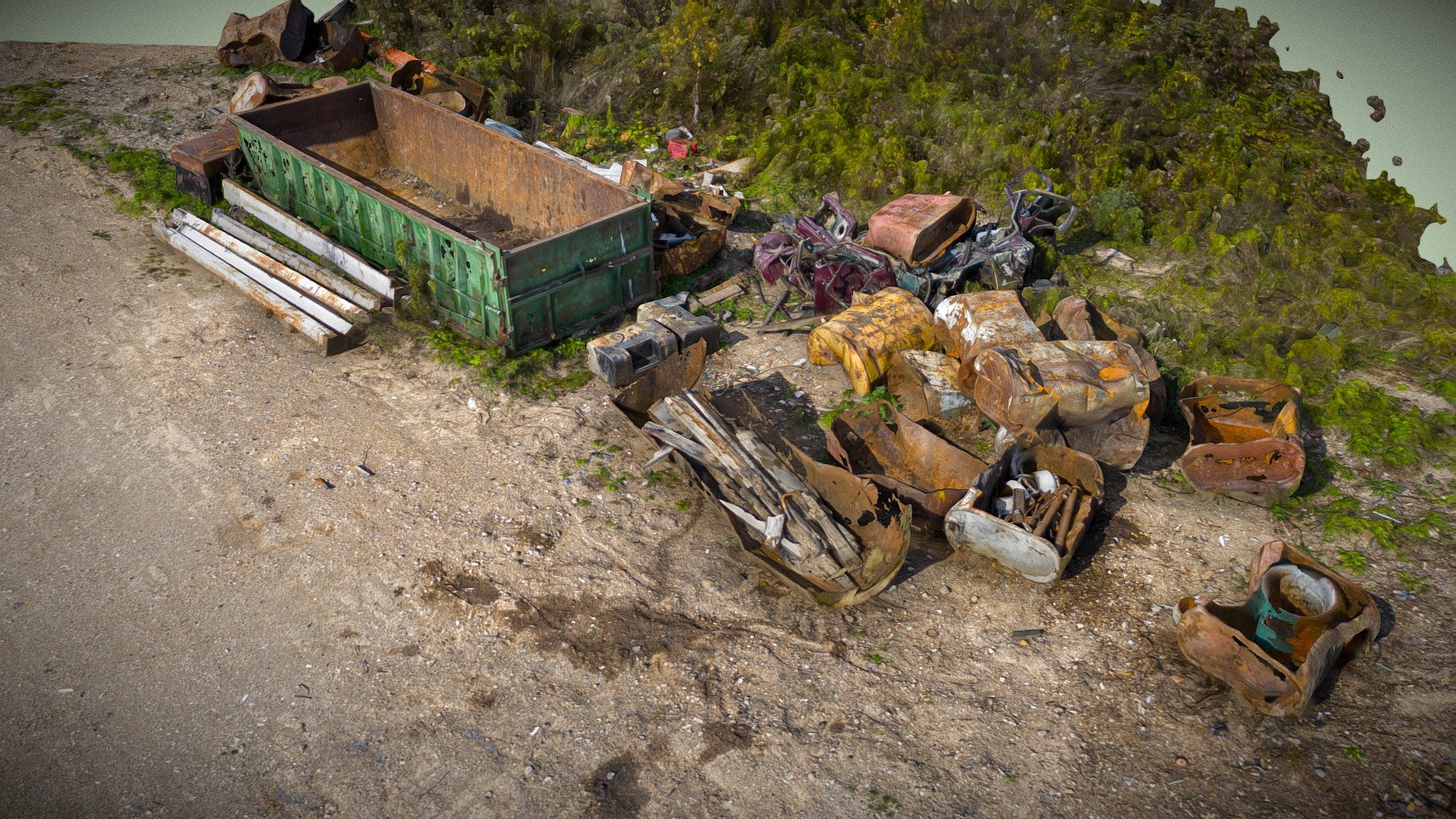 Scrap Metal Trash Photogrammetry - Download Free 3D model by Air ...