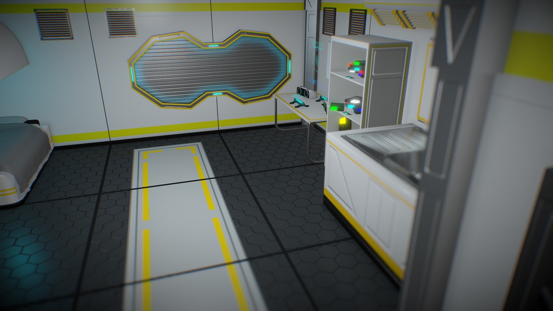 Workers Quarters - 3D model by George Bateup (@pewcat123) [6435f30 ...