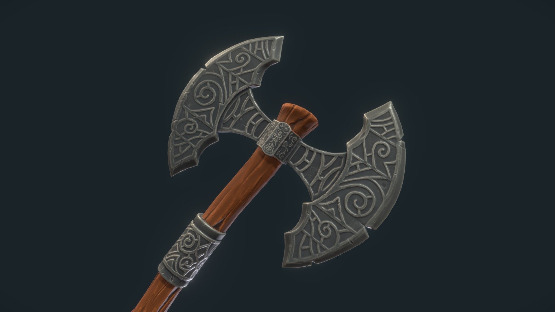Stylized axe - 3D model by tobu.risu [6436950] - Sketchfab