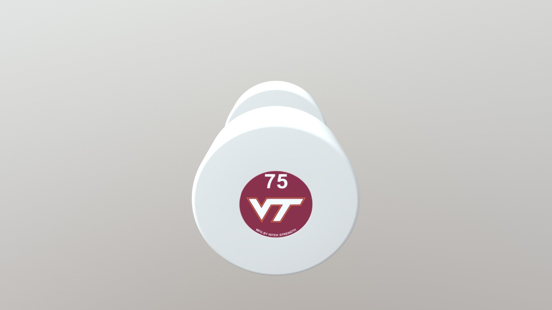 Intek DS Dumbbell - Virginia Tech - 3D model by IntekStrength [6436dbb ...