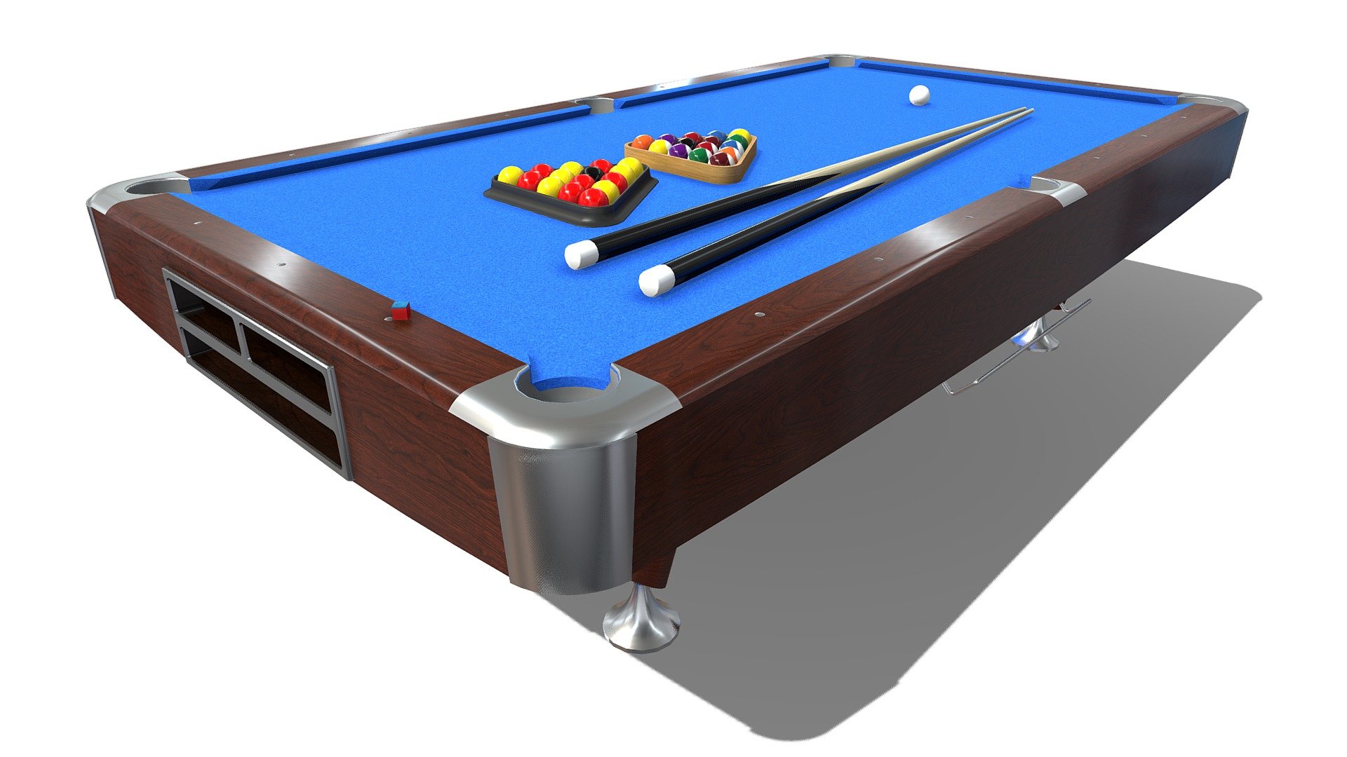 American Pool Table - Buy Royalty Free 3D model by Studio Lab ...