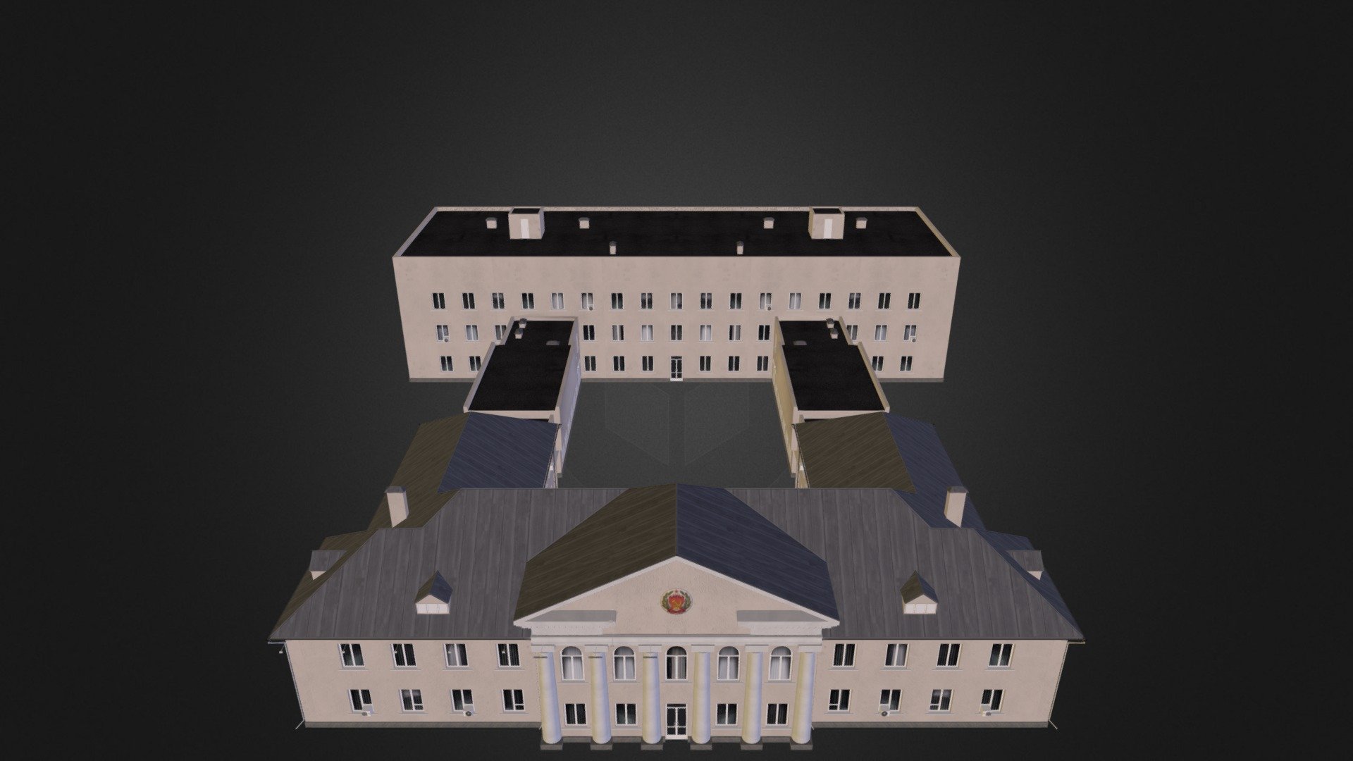 Building - 3D model by DesertBull [6437743] - Sketchfab